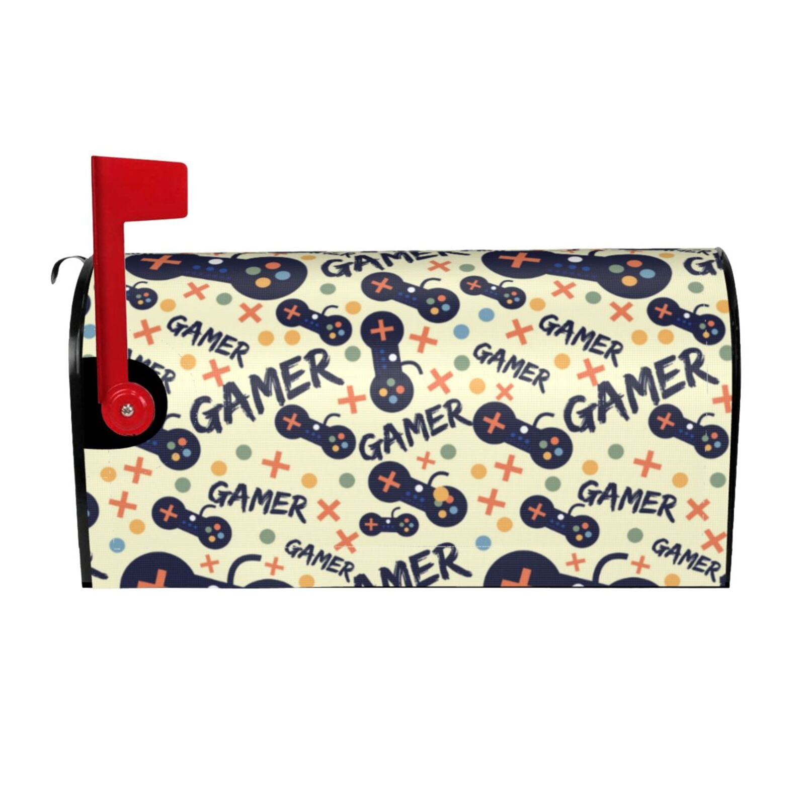 Luyuia Game Controller Print Magnetic Winter Mailbox Cover, Decorative ...