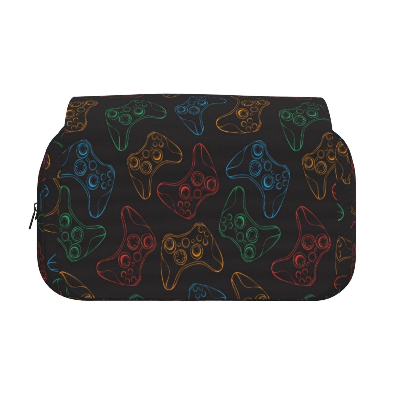 Luyuia Gamepad Joystick Game Pattern Double Zipper Pen Case Oxford ...