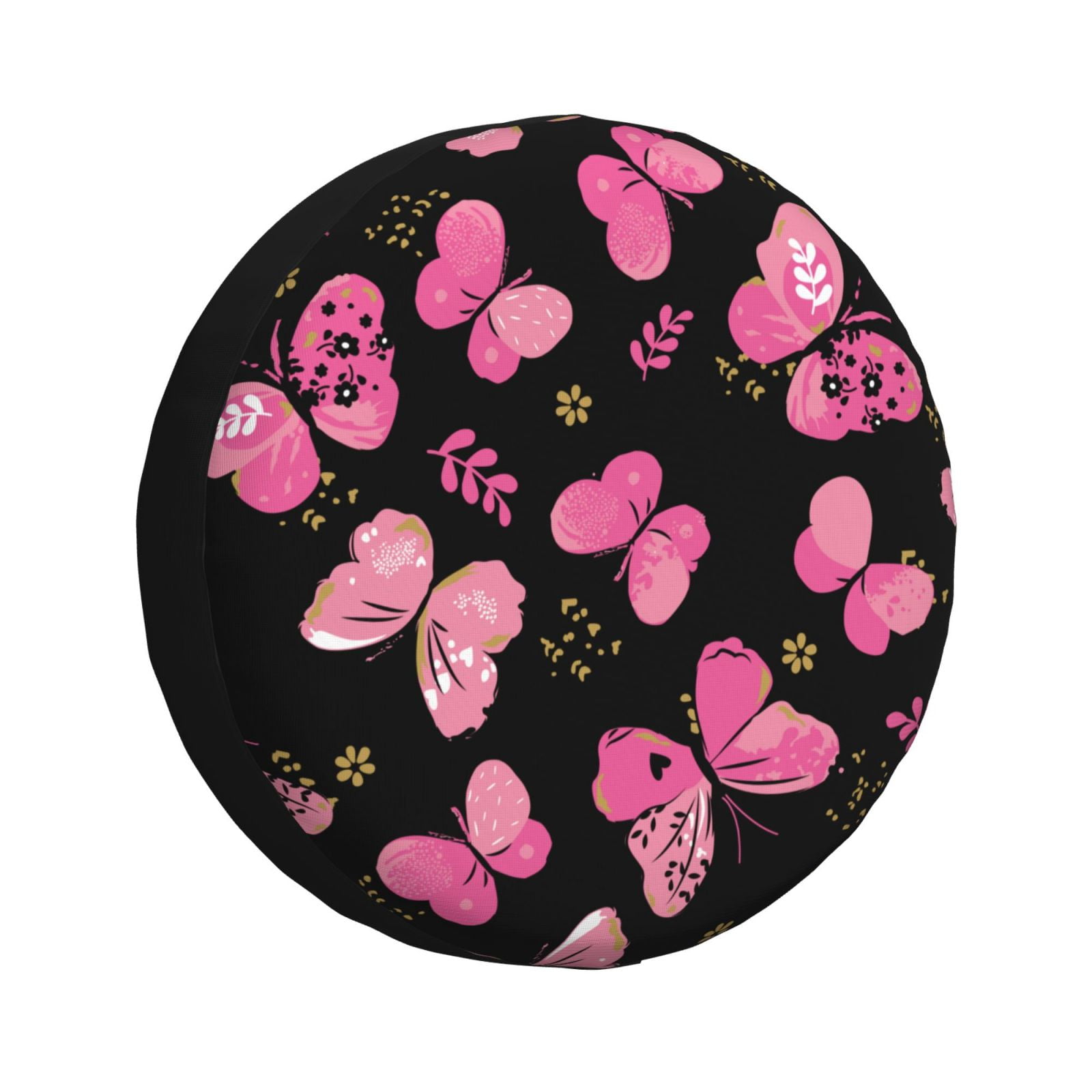 Luyuia Girl Butterfly Print Waterproof Leather Tire Cover, Durable ...