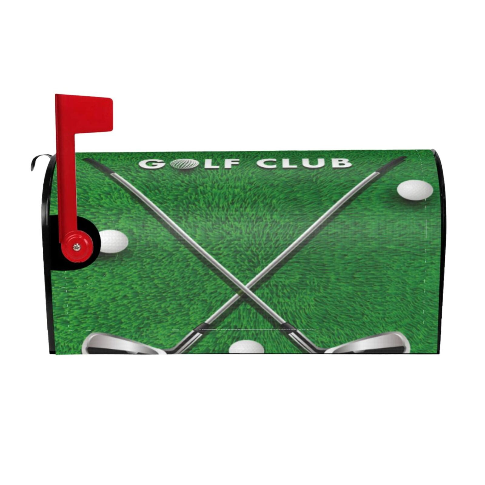 Luyuia Golf Sport Club Print Magnetic Winter Mailbox Cover, Decorative ...