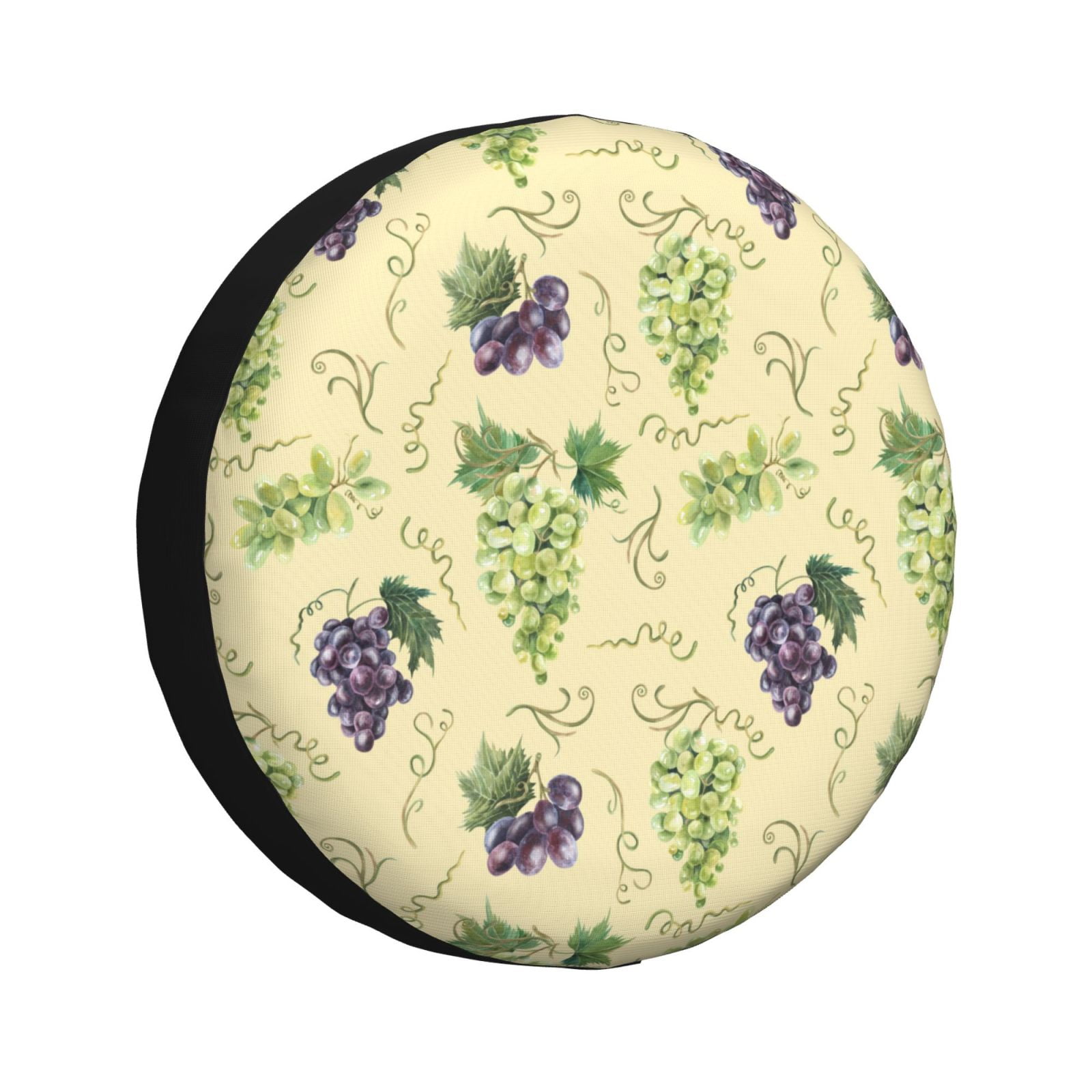 Luyuia Green And Purple Grapes Print Waterproof Leather Tire Cover ...