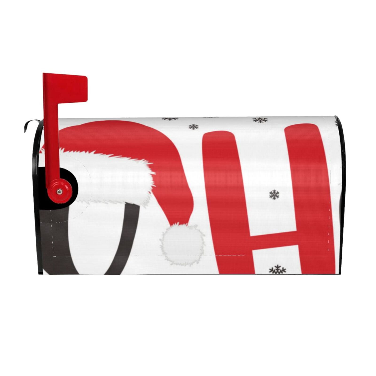 Luyuia HOHOHO Christmas Print Magnetic Winter Mailbox Cover, Decorative ...