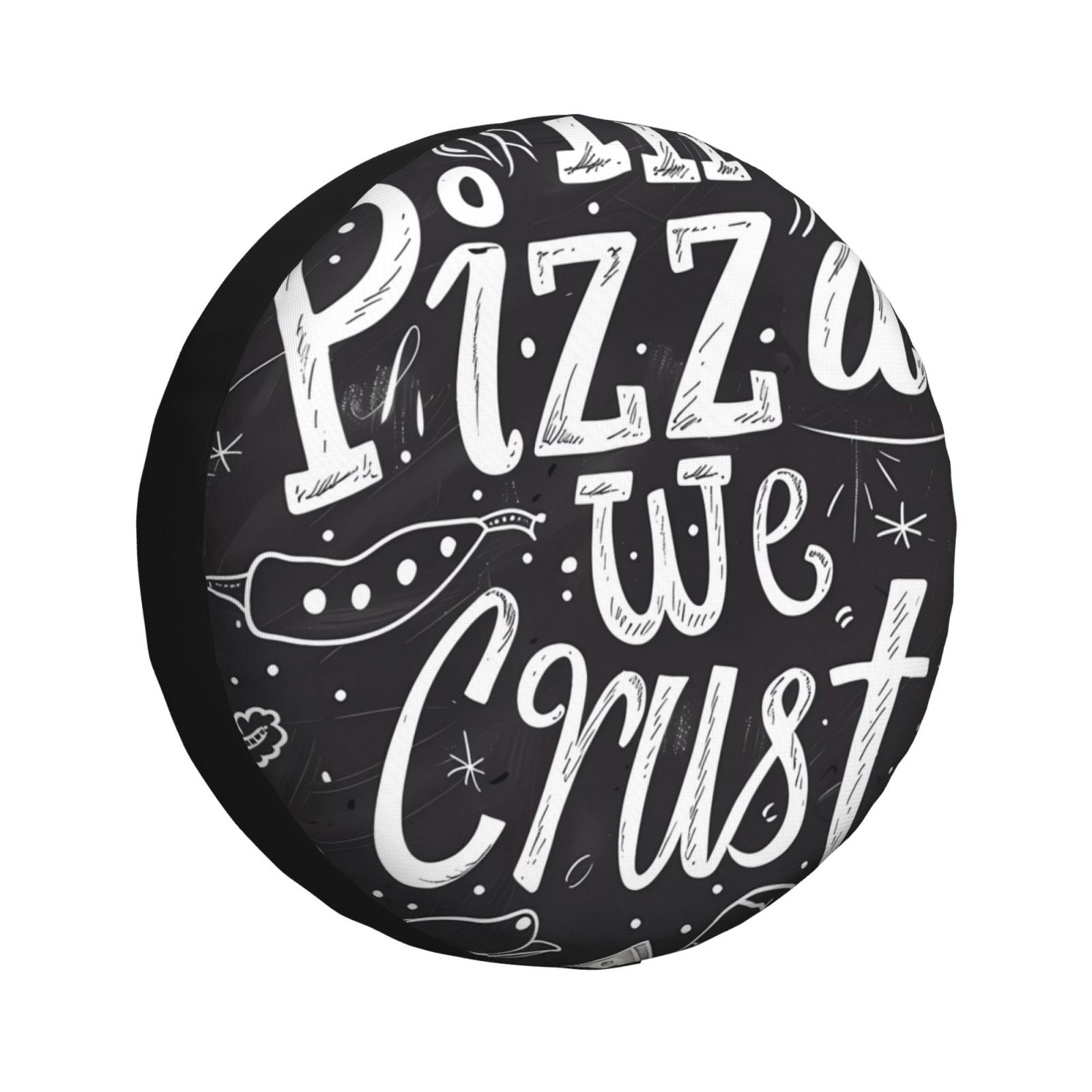 Luyuia In Pizza We Crust Art Print Waterproof Leather Tire Cover ...