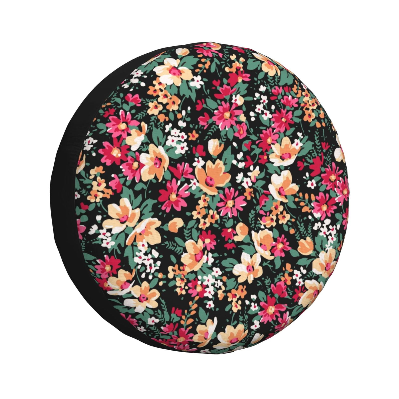 Luyuia Many Kind Of Flowers Print Waterproof Leather Tire Cover ...
