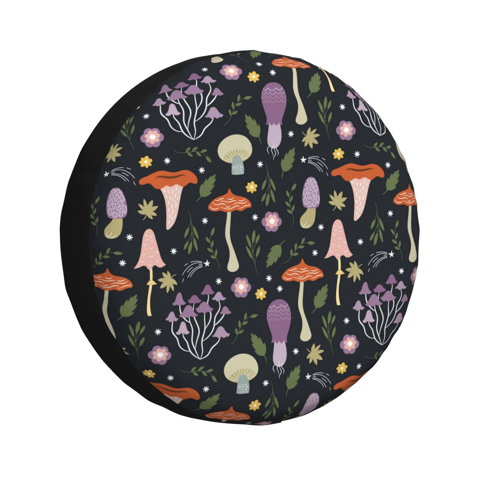Luyuia Mushrooms Print Waterproof Leather Tire Cover, Durable Wheel Protector for Jeep Wrangler ...