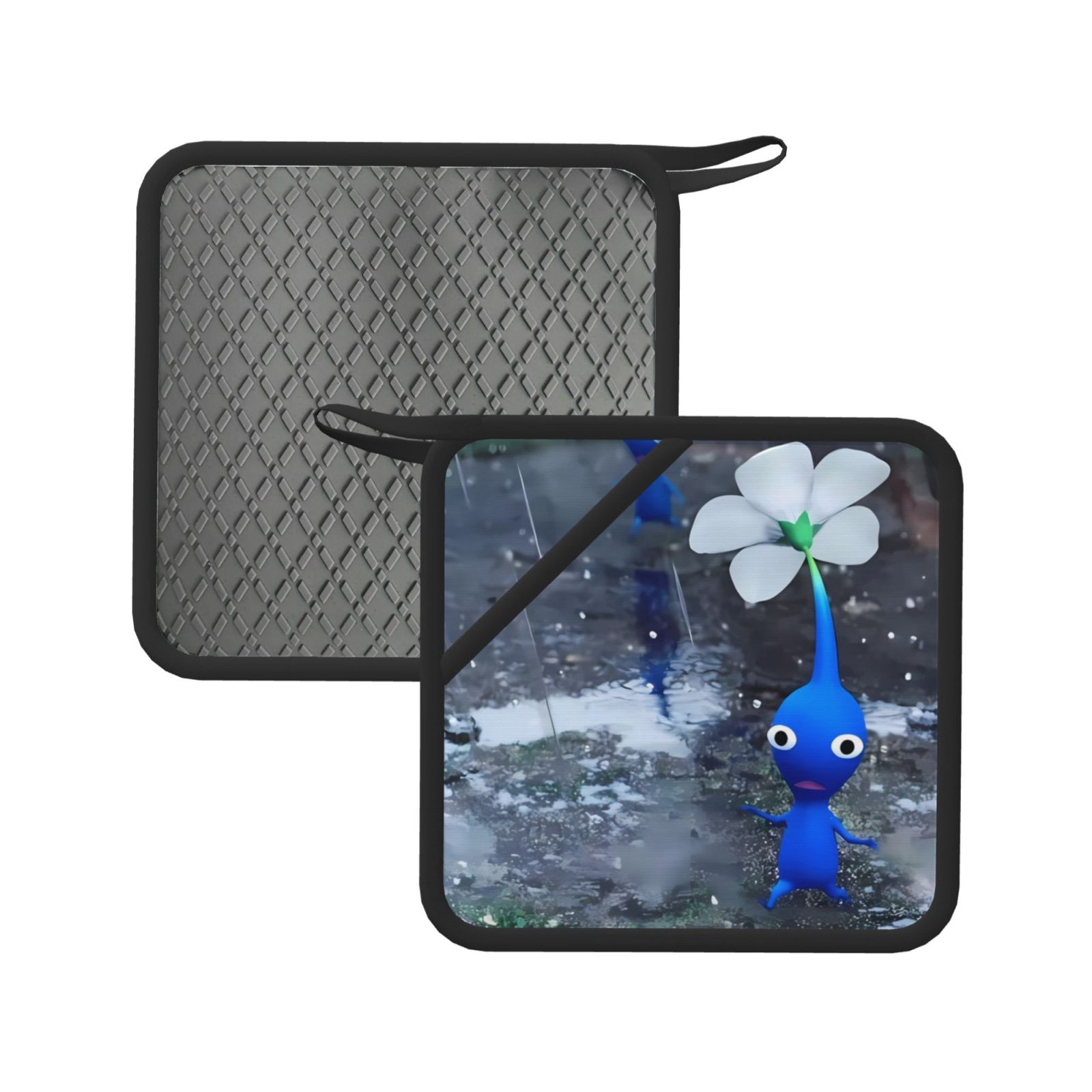 Luyuia Pikmin Print Heat Resistant Mat for Air Fryer, Deep Fryer, and ...