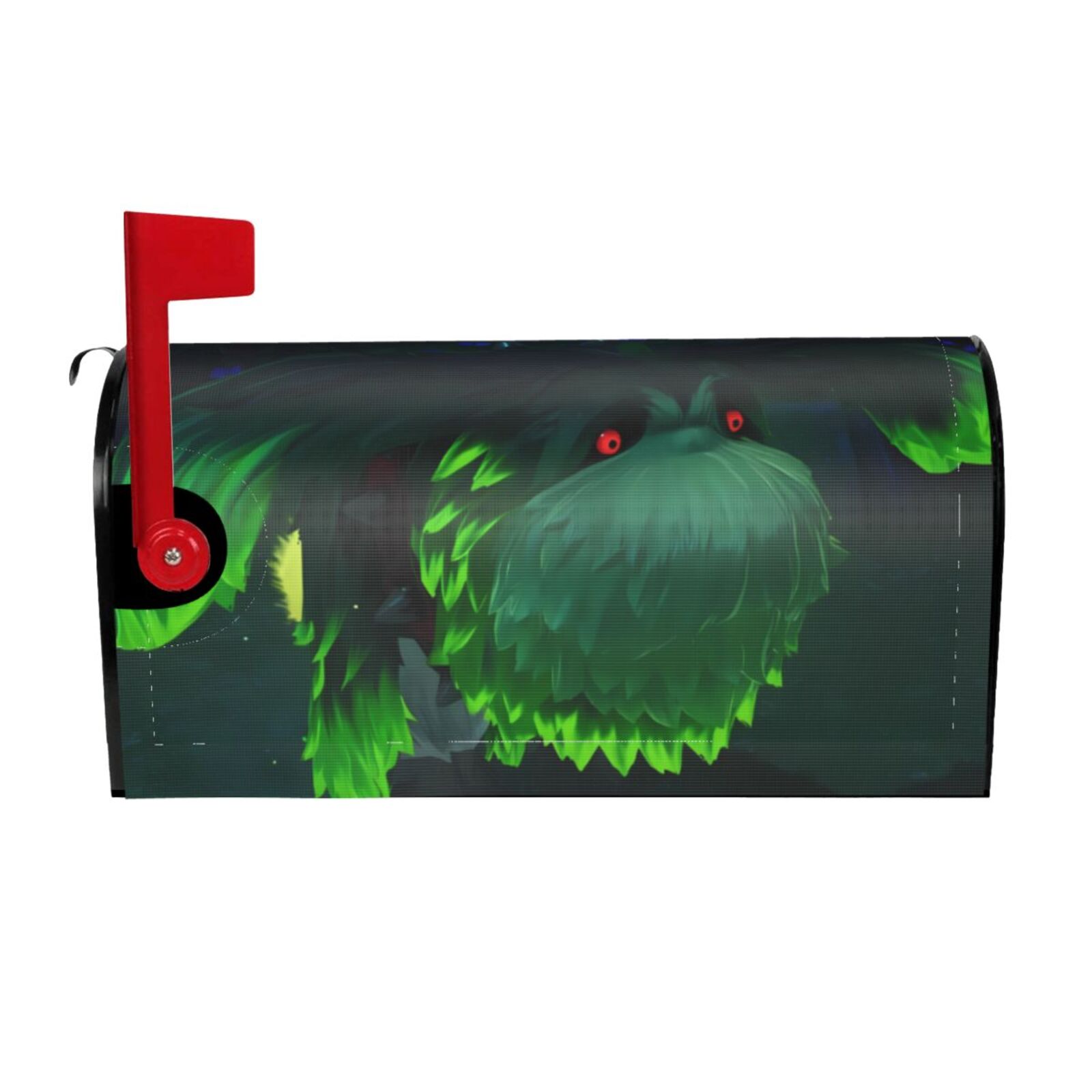 Luyuia Pikmin Print Magnetic Winter Mailbox Cover, Decorative Christmas ...