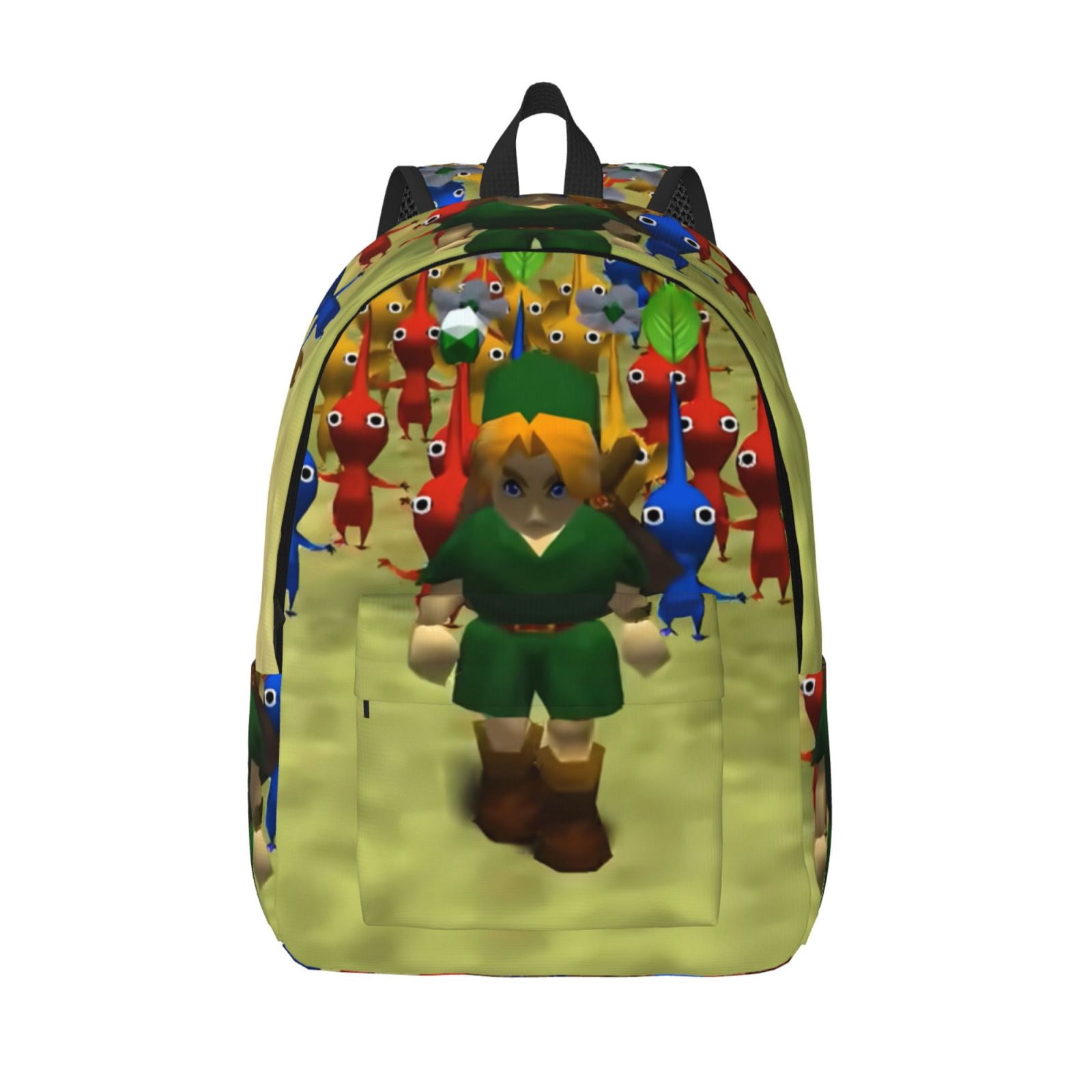 Luyuia Pikmin Print Unisex Laptop Backpack with Adjustable Straps ...