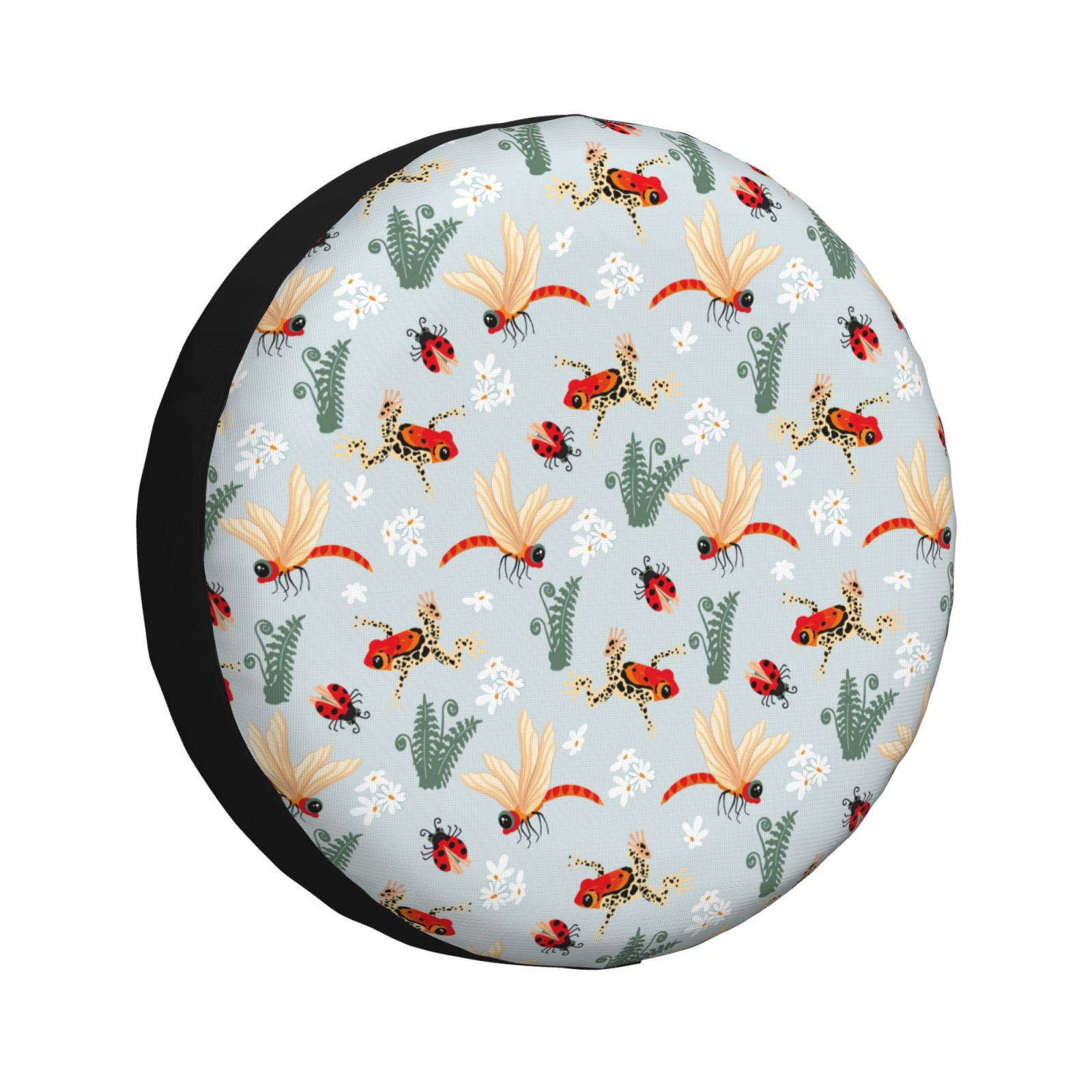 Luyuia Ragonfly And Ladybug Print Waterproof Leather Tire Cover ...