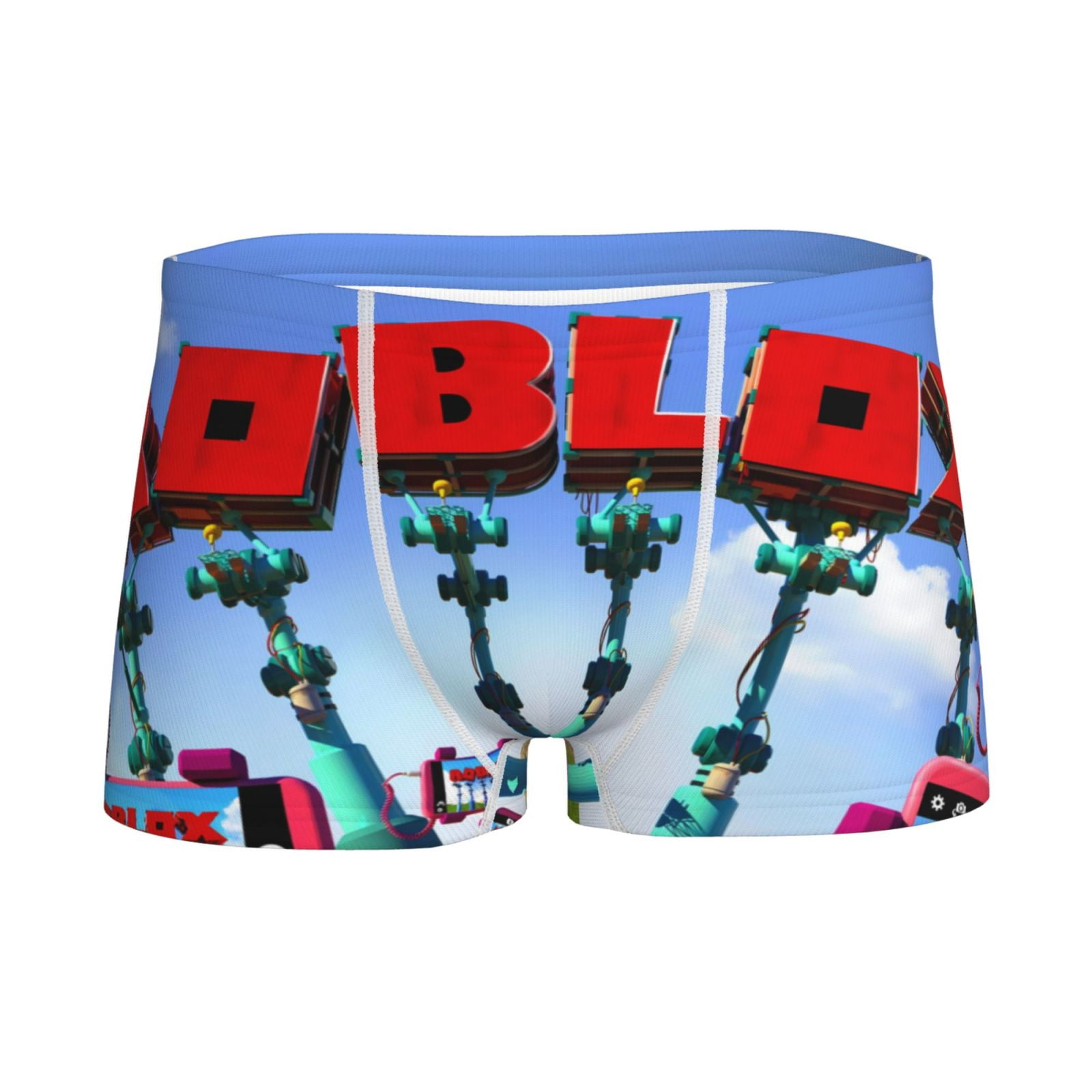 Luyuia Roblox Print Boys' Boxer Briefs, Moisture-Wicking Cotton Stretch ...
