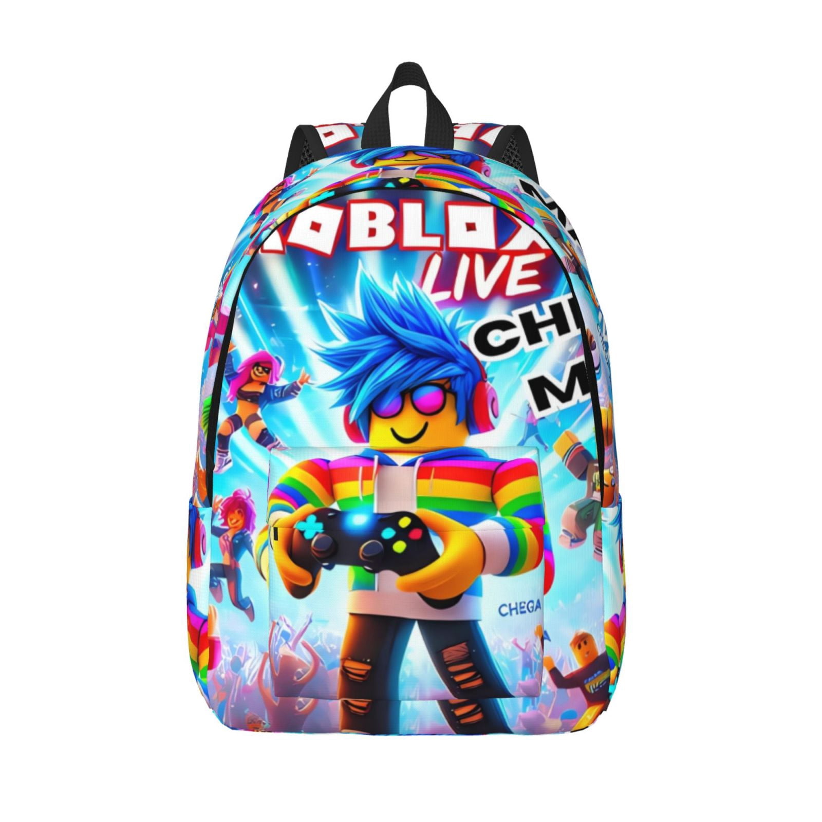 Luyuia Roblox Print Unisex Laptop Backpack with Adjustable Straps ...