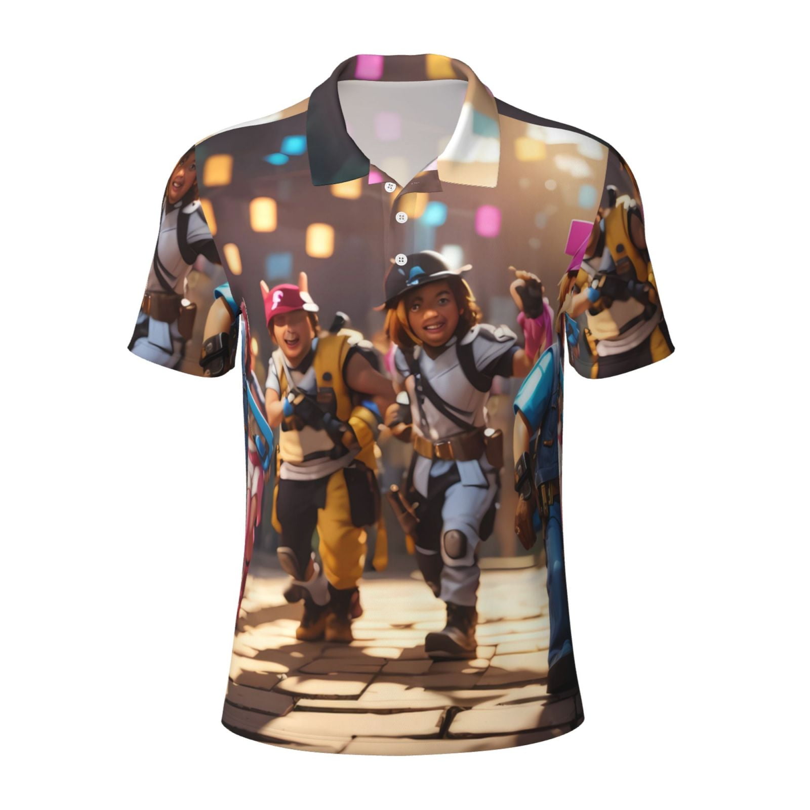 Luyuia Roblox Printed Men's Golf Shirt, Moisture-Wicking, Quick-Dry ...