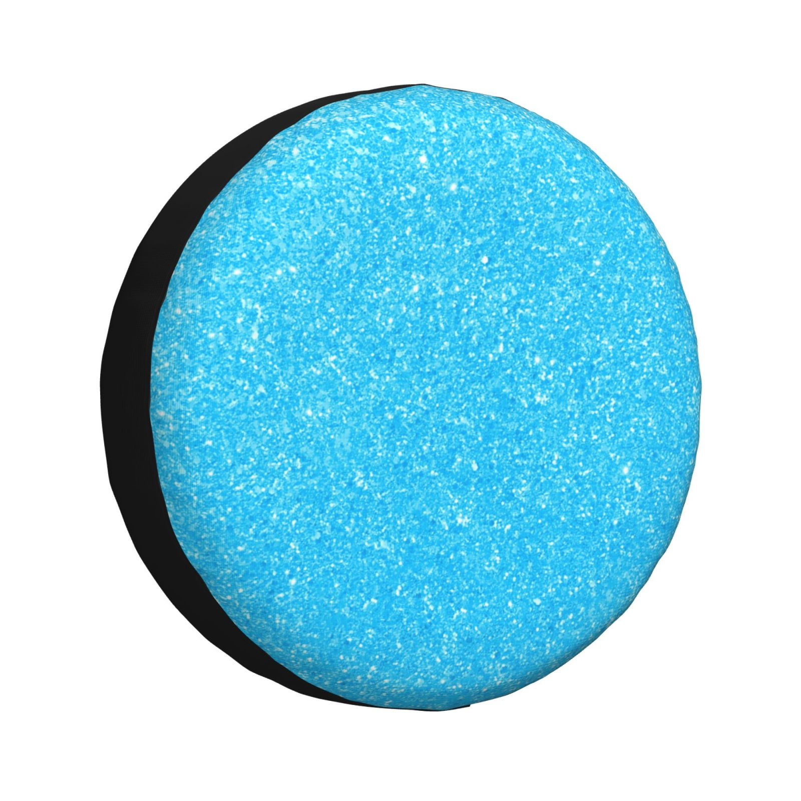 Luyuia Sky Blue Glitter Print Waterproof Leather Tire Cover, Durable ...