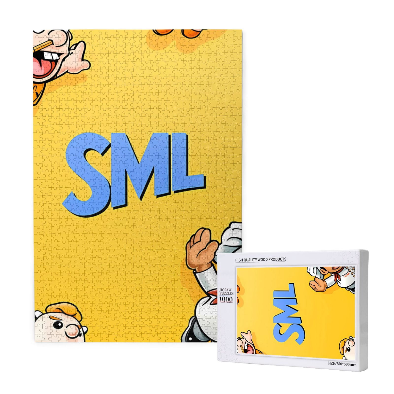 Luyuia Sml Jeffy 1000-Piece Printed Jigsaw Puzzle, Vertical Design ...