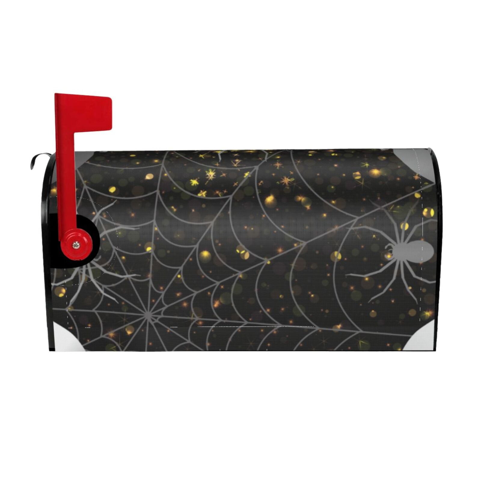 Luyuia Spiderweb Bats And A Spider Print Magnetic Winter Mailbox Cover ...