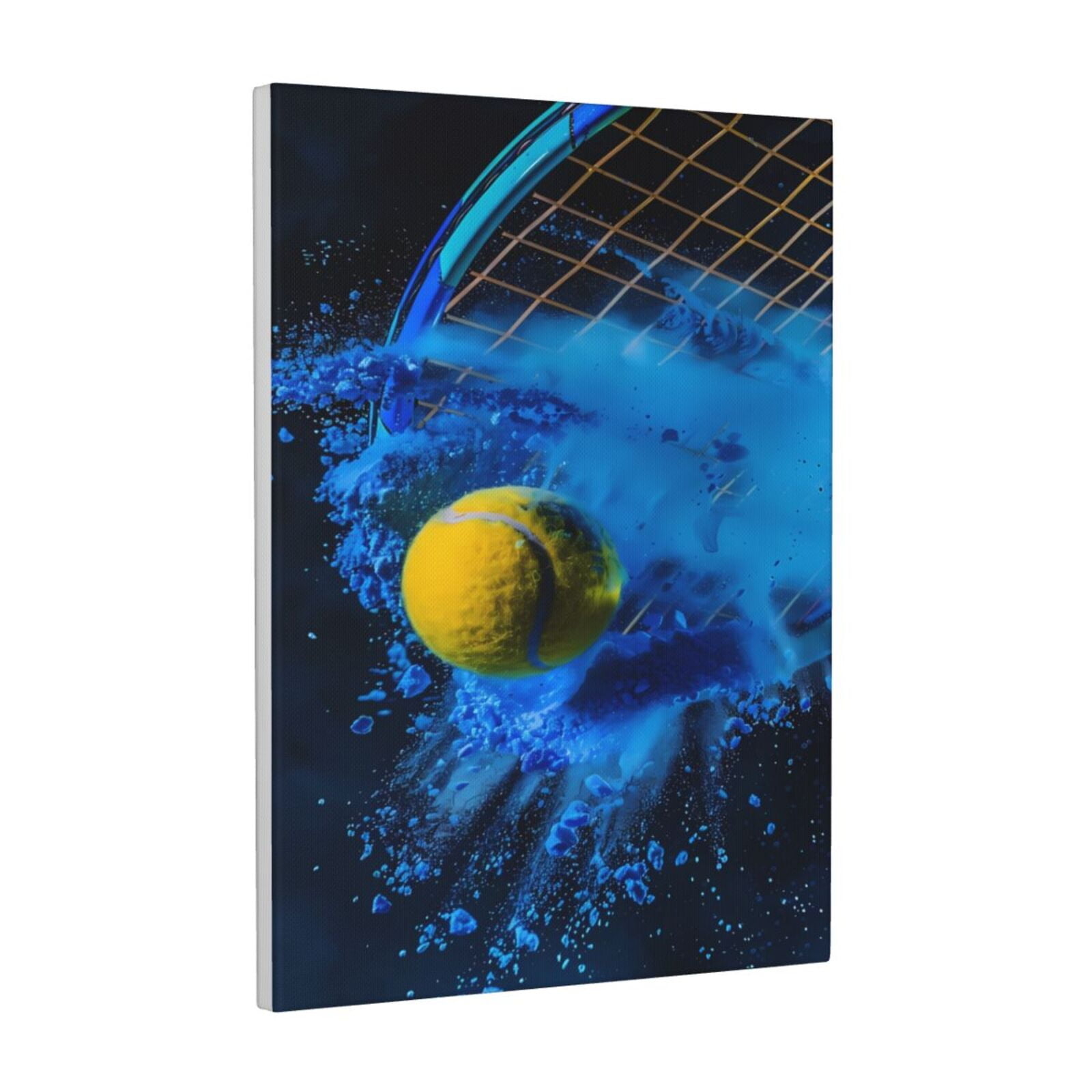 Luyuia Sports Tennis Ball Print Canvas Wall Art - Waterproof HD Print ...