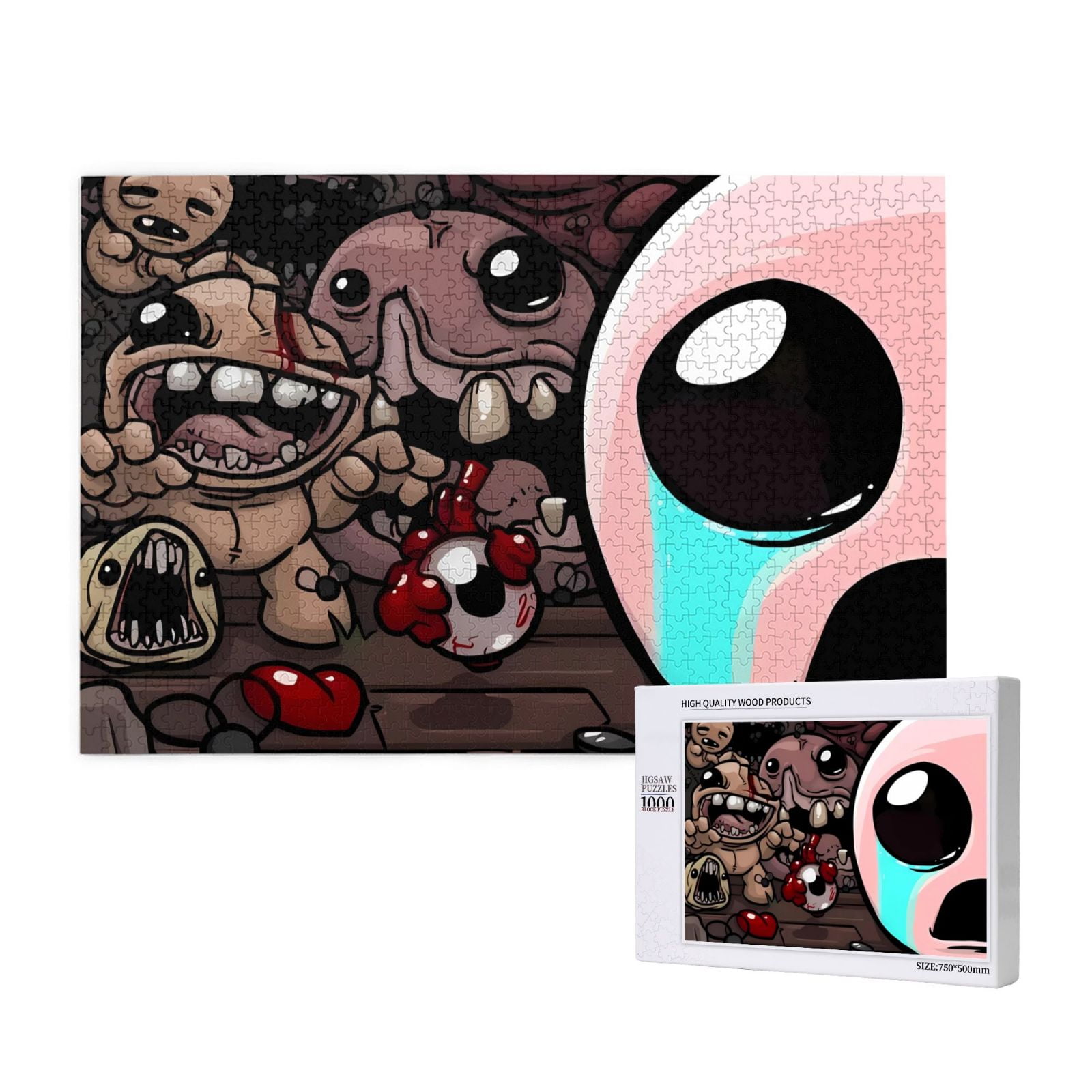 Luyuia The Binding of Isaac Print 1000-Piece Printed Picture Puzzle ...