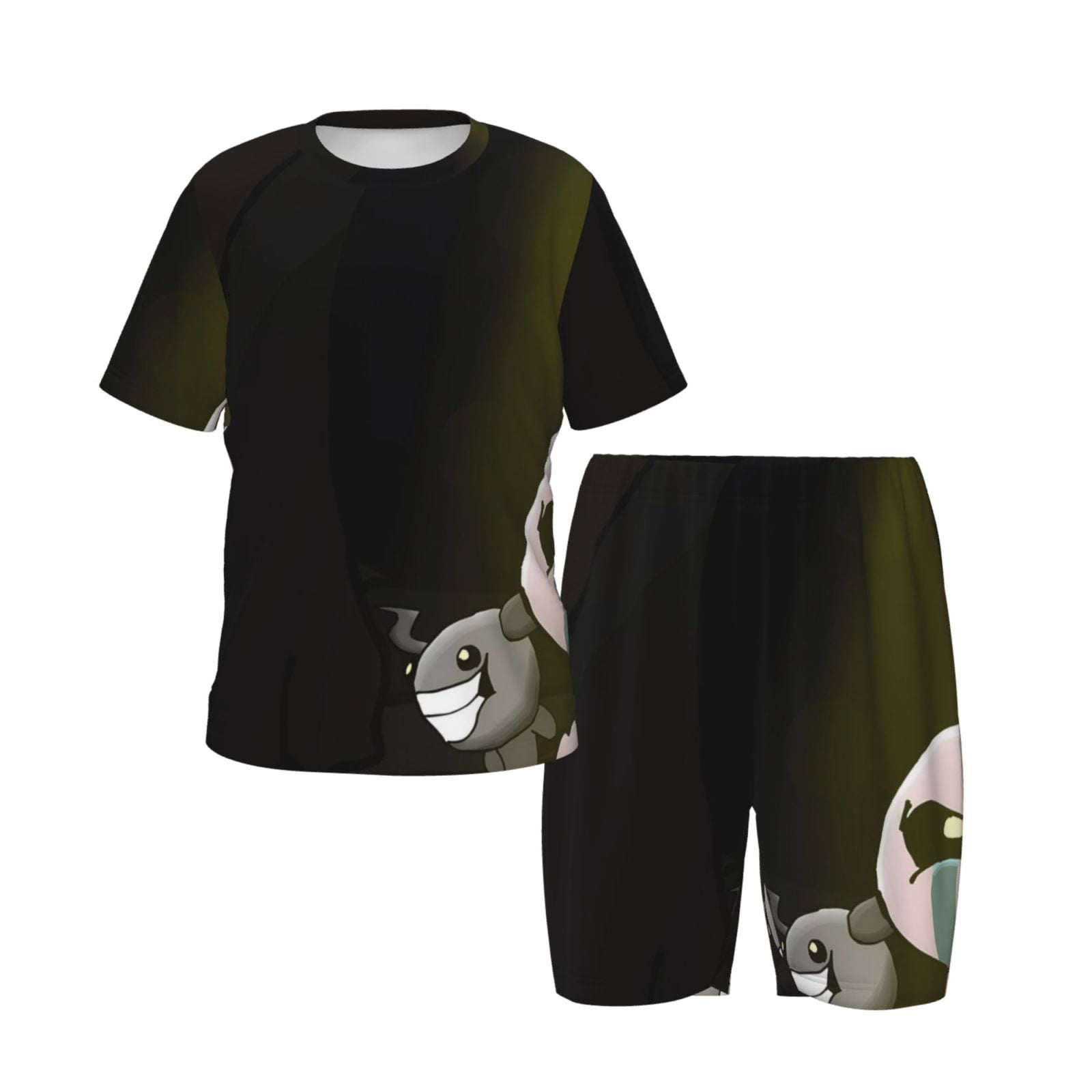 Luyuia The Binding of Isaac Print Girls' 2-Piece Tie-Dye Pajama Set ...
