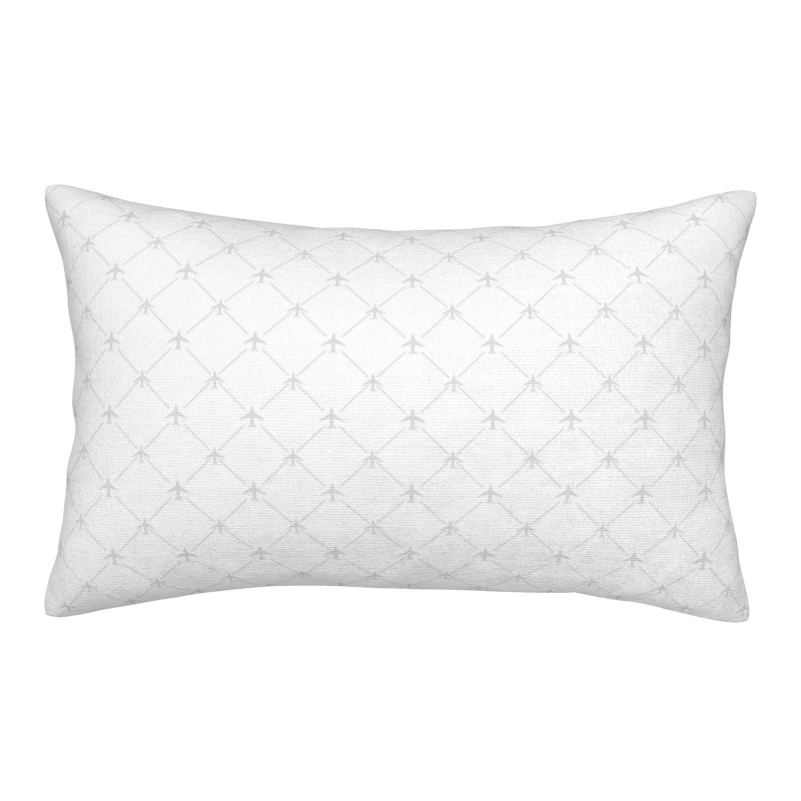 Luyuia Travel Around The World Airplane Print Double Sided Pillow Case ...