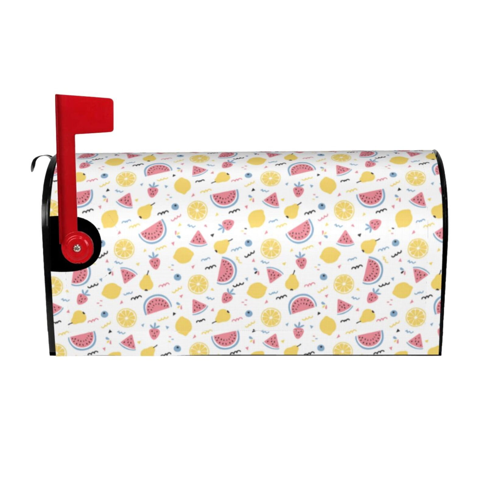 Luyuia Watermelon And Lemon Print Magnetic Winter Mailbox Cover ...