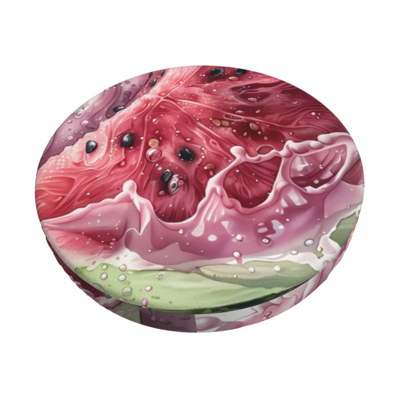 Luyuia Watermelon Splash Realism Art Print Bar Stool Cover Cushion ...