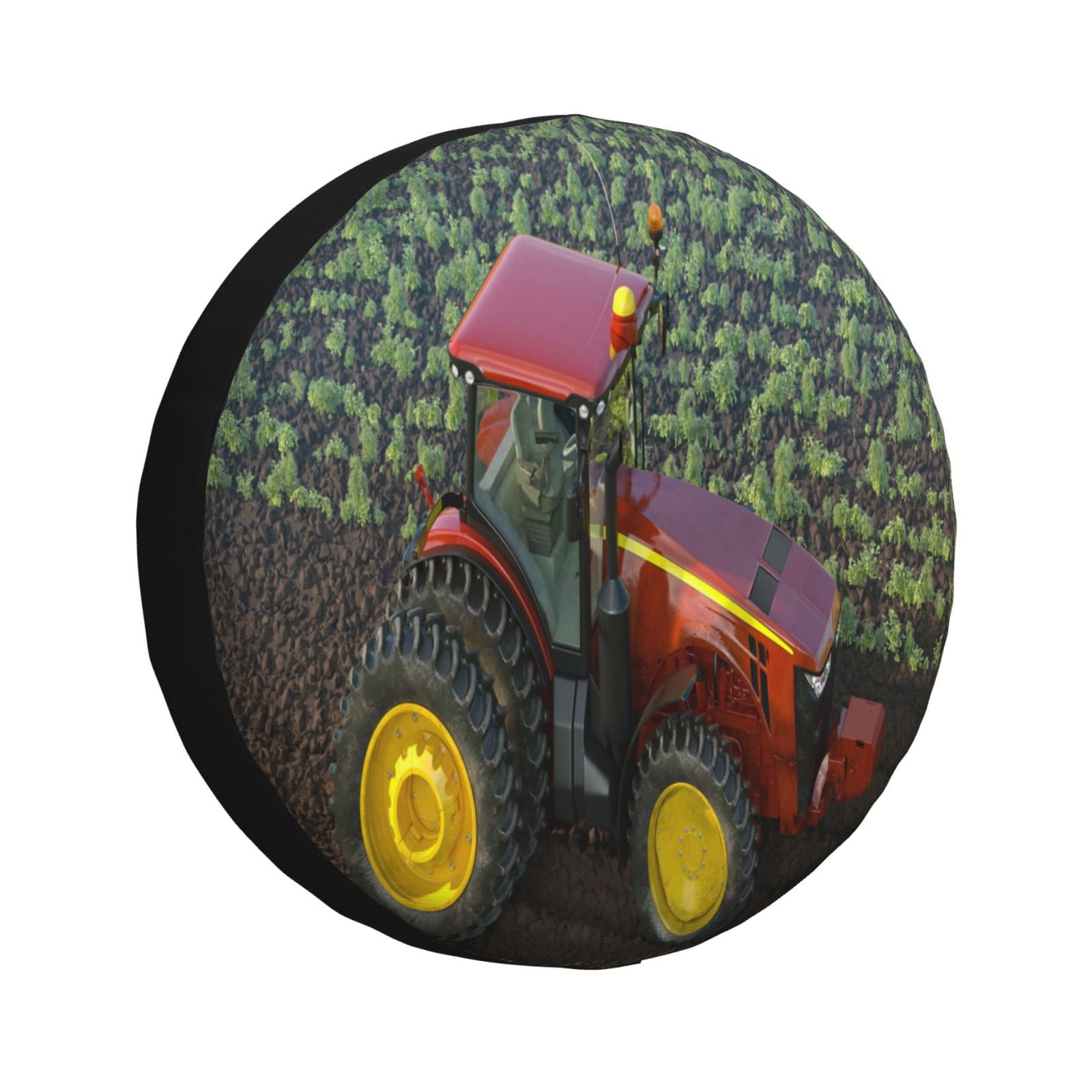 Luyuia farm tractor Print Waterproof Leather Tire Cover, Durable Wheel ...
