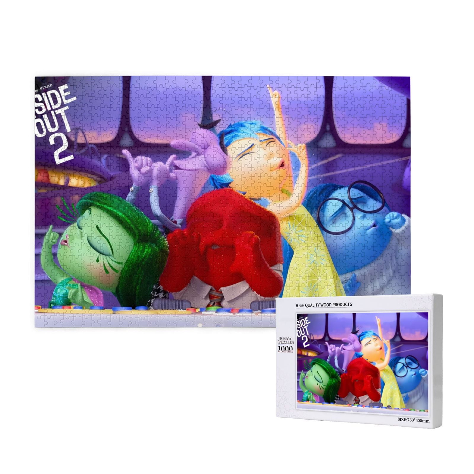 Luyuia inside out 2 Print 1000-Piece Printed Picture Puzzle, Horizontal ...