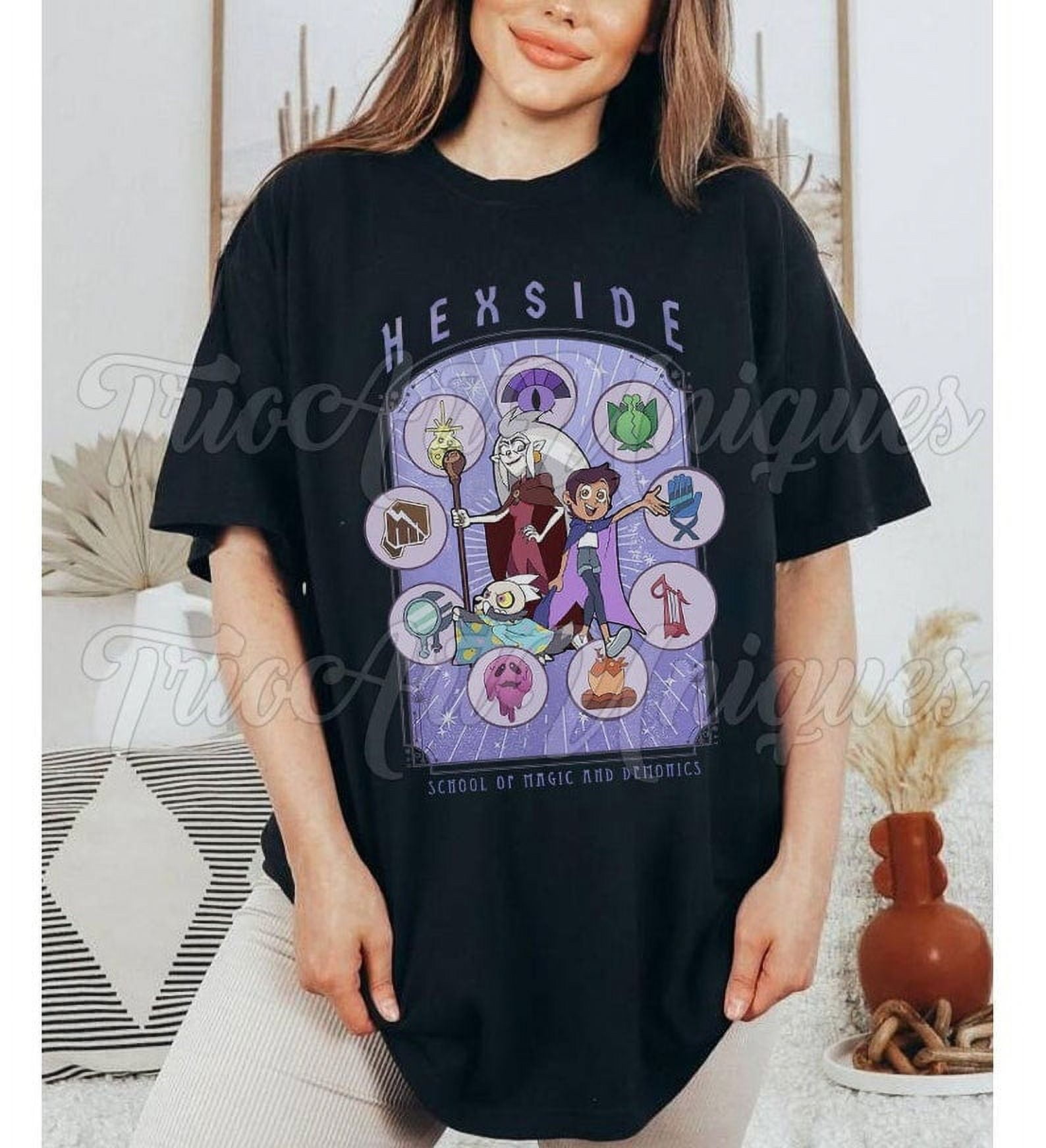 Luz Noceda Edalyn Hexside shirt, Hexside School Of Magic And Demonics ...