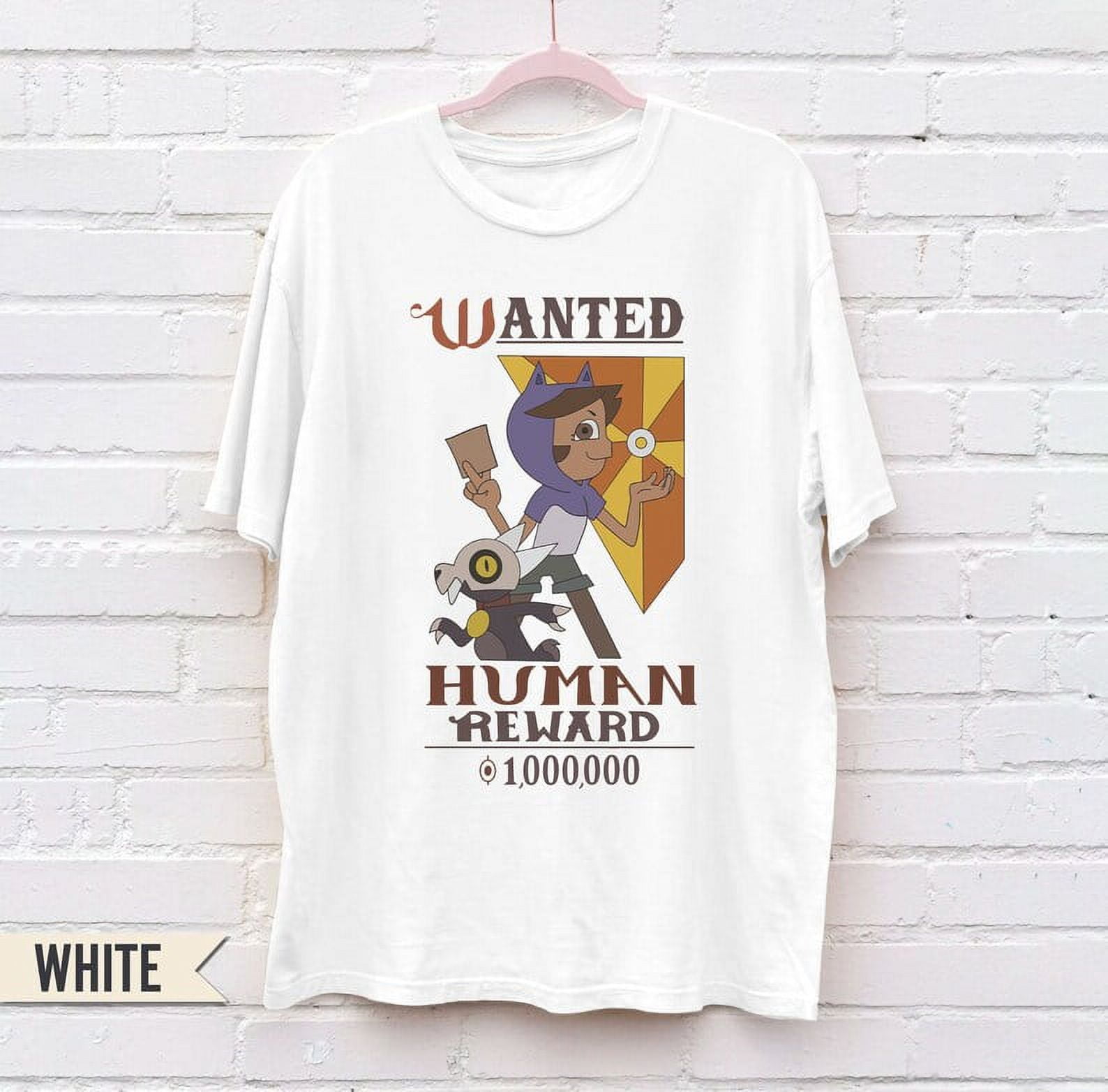 Luz The Human Wanted Poster Shirt, Luz King Reward, Disney The Owl ...