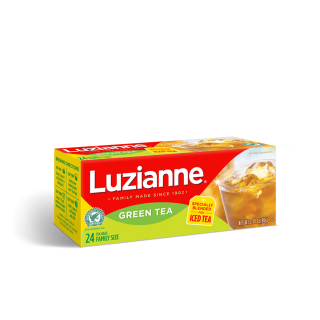Luzianne Iced Green Tea Bags, 24 Ct - Refreshing Office Drink - Walmart ...