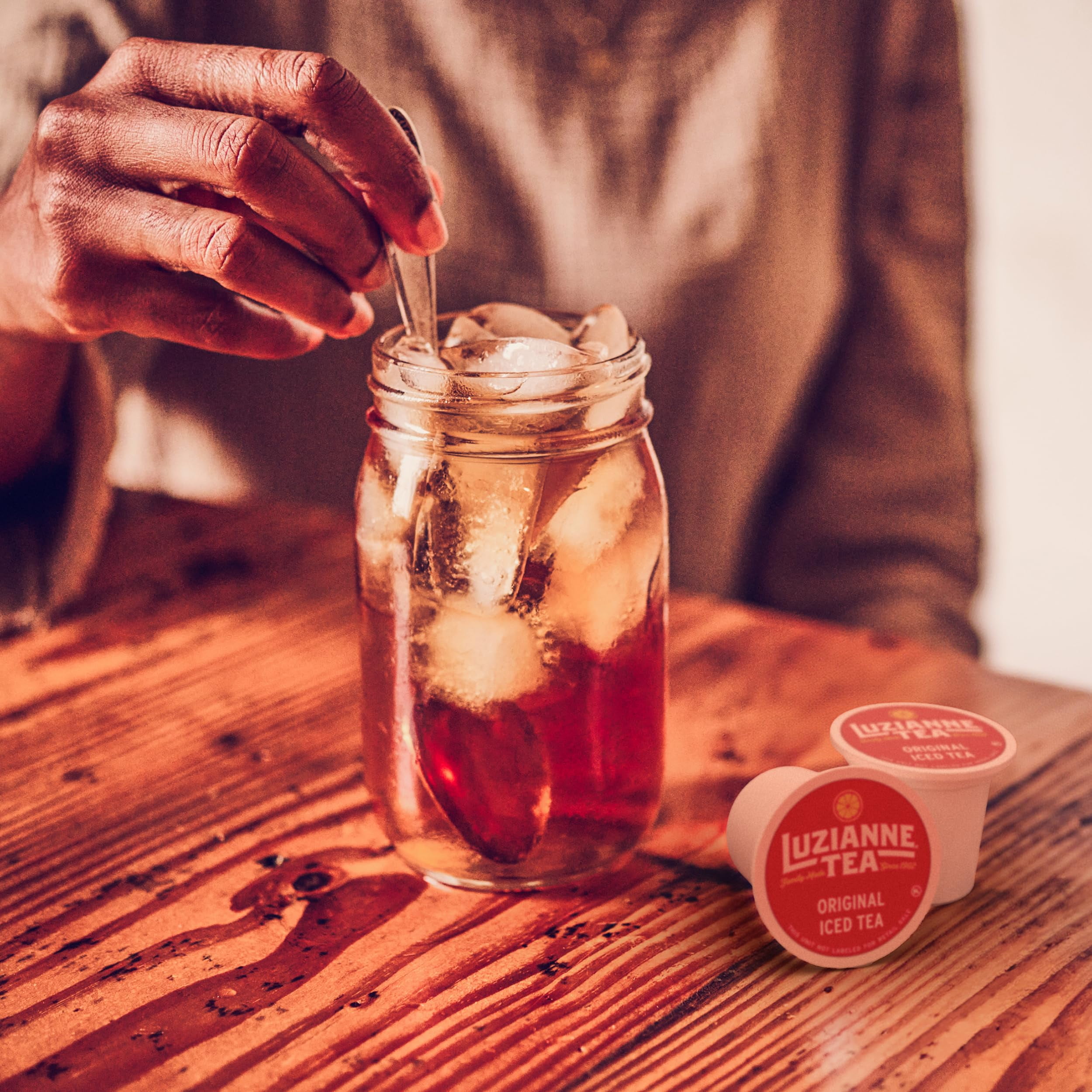 Luzianne Sweet Iced SCH4 Tea Single Serve Pods, 12ct Box (Pack of 1 ...