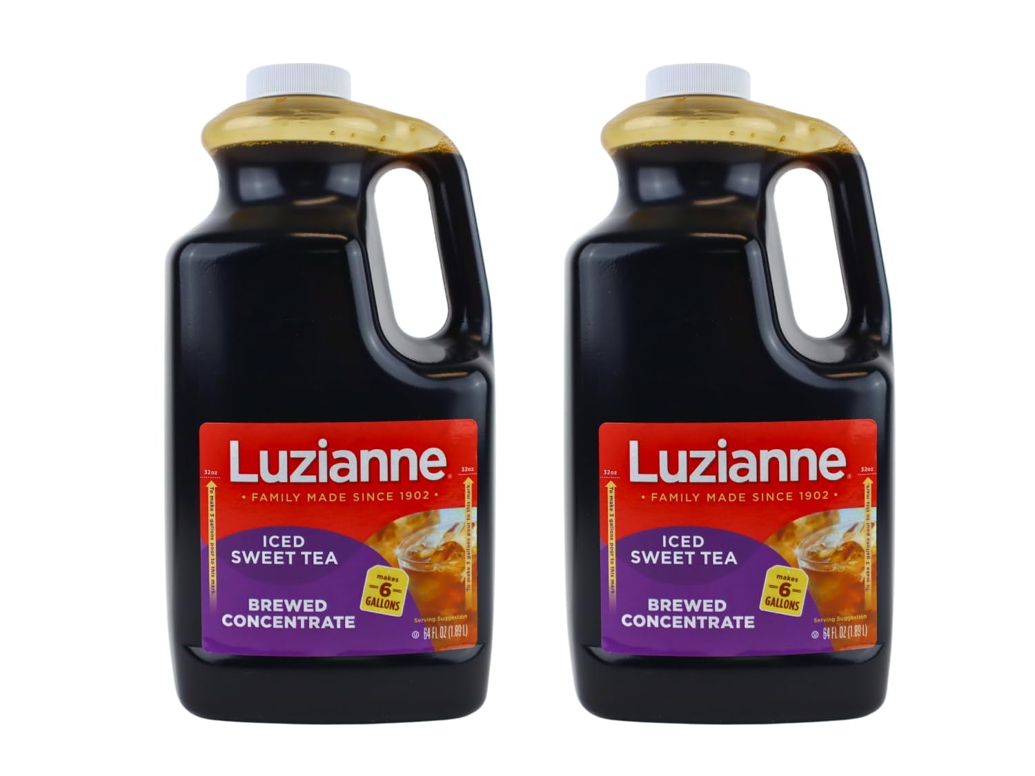 Luzianne Tea Concentrate 64 Ounce Southern Iced Tea Bundled by ...