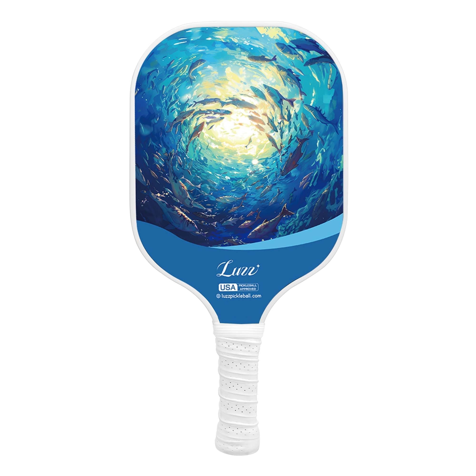 Luzz Carbon Fiber Pickleball Paddles(16mm) Sandblasted Surface USAPA ...