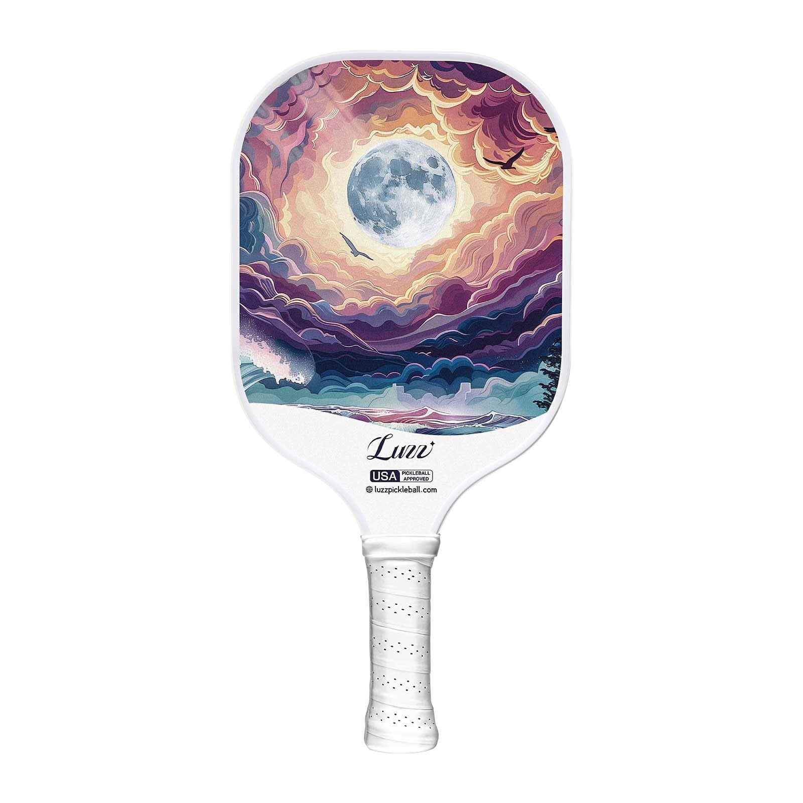 Luzz Carbon Fiber Pickleball Paddles(16mm) Sandblasted Surface USAPA ...