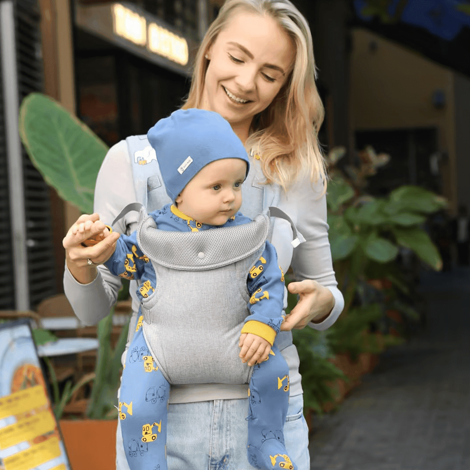 Lvelia Baby Carrier Newborn to Toddler,4-in-1 Easy to Wear Ergonomic ...