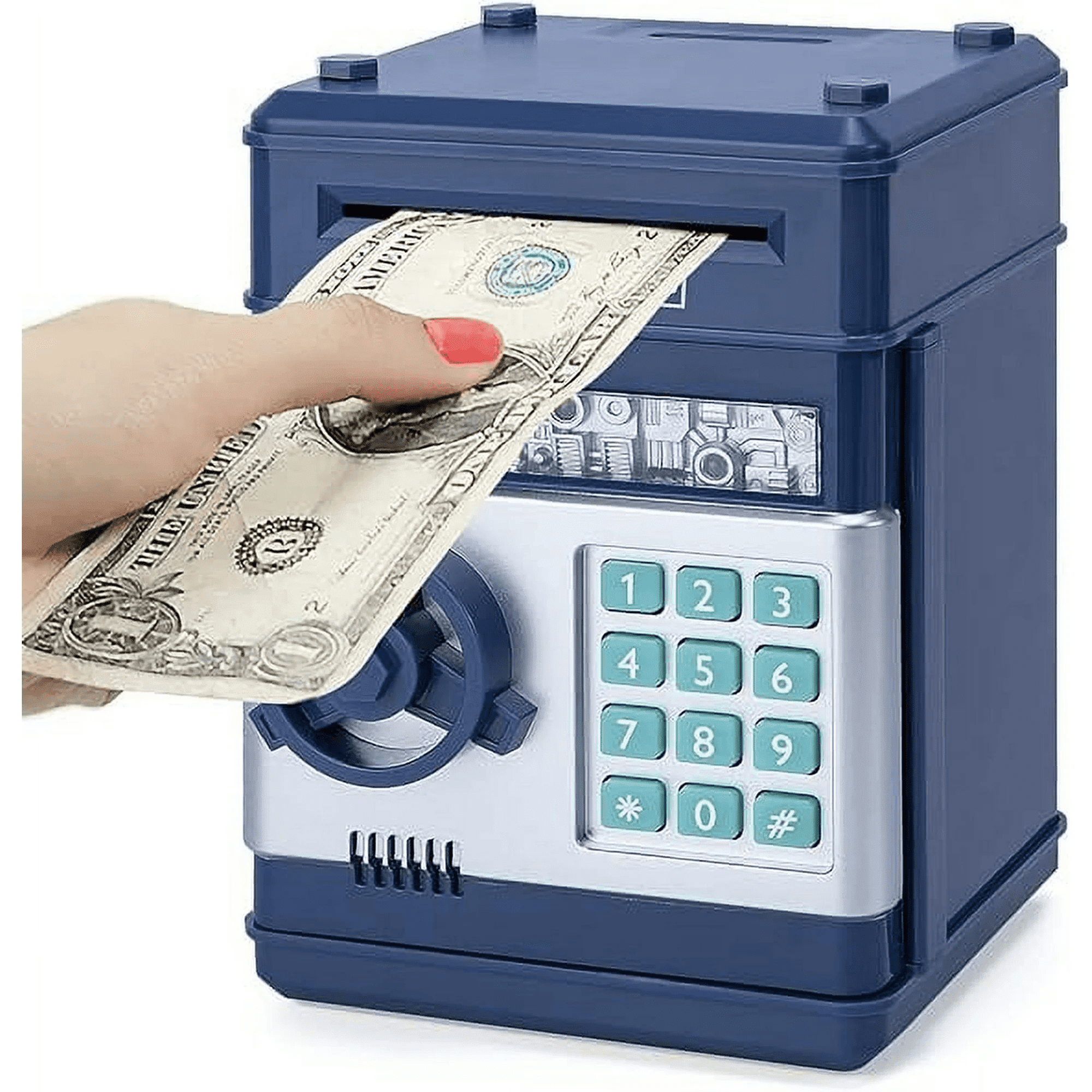 Lvelia Piggy Bank Cash Coin Can ATM Bank Electronic Coin Money Bank for ...