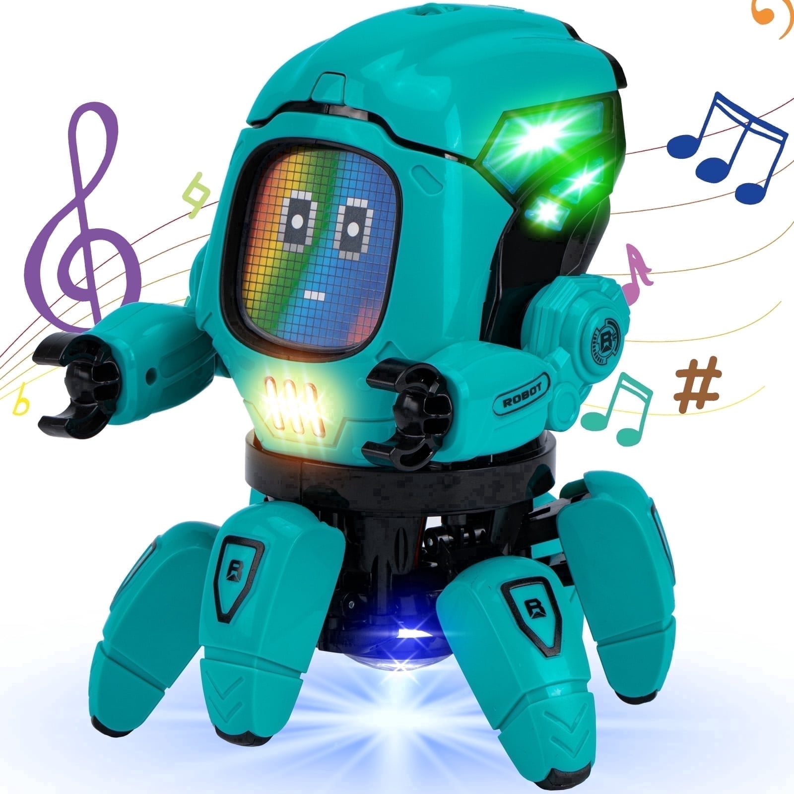 Lvelia Robot Toy for Kids,Electronic Walking Dancing Interactive Robot ...