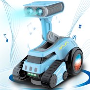 9" Transforming Robot Truck- 2 in 1 Lights Sound- Bump n Go Action Red ...