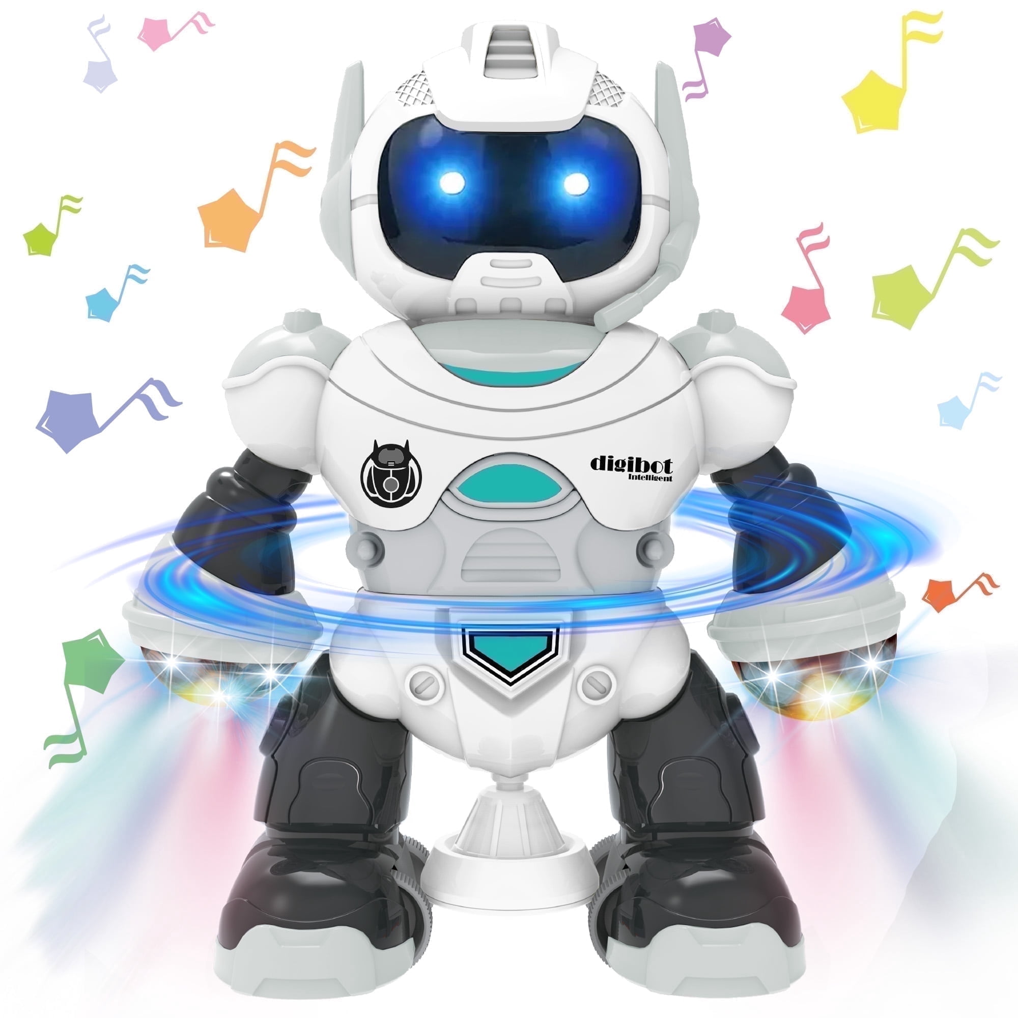 Lvelia Robot Toy for Kids,Electronic Musical Walking Dancing ...