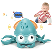 HUMJUSE Baby Toy Crawling Caterpillar Owl Insect Toy, Mobile Walking ...