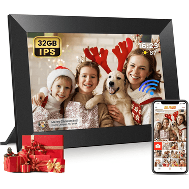 Ekoio Digital Picture Frame 10.1 Inch WiFi,gift idea, IPS Touch Screen ...