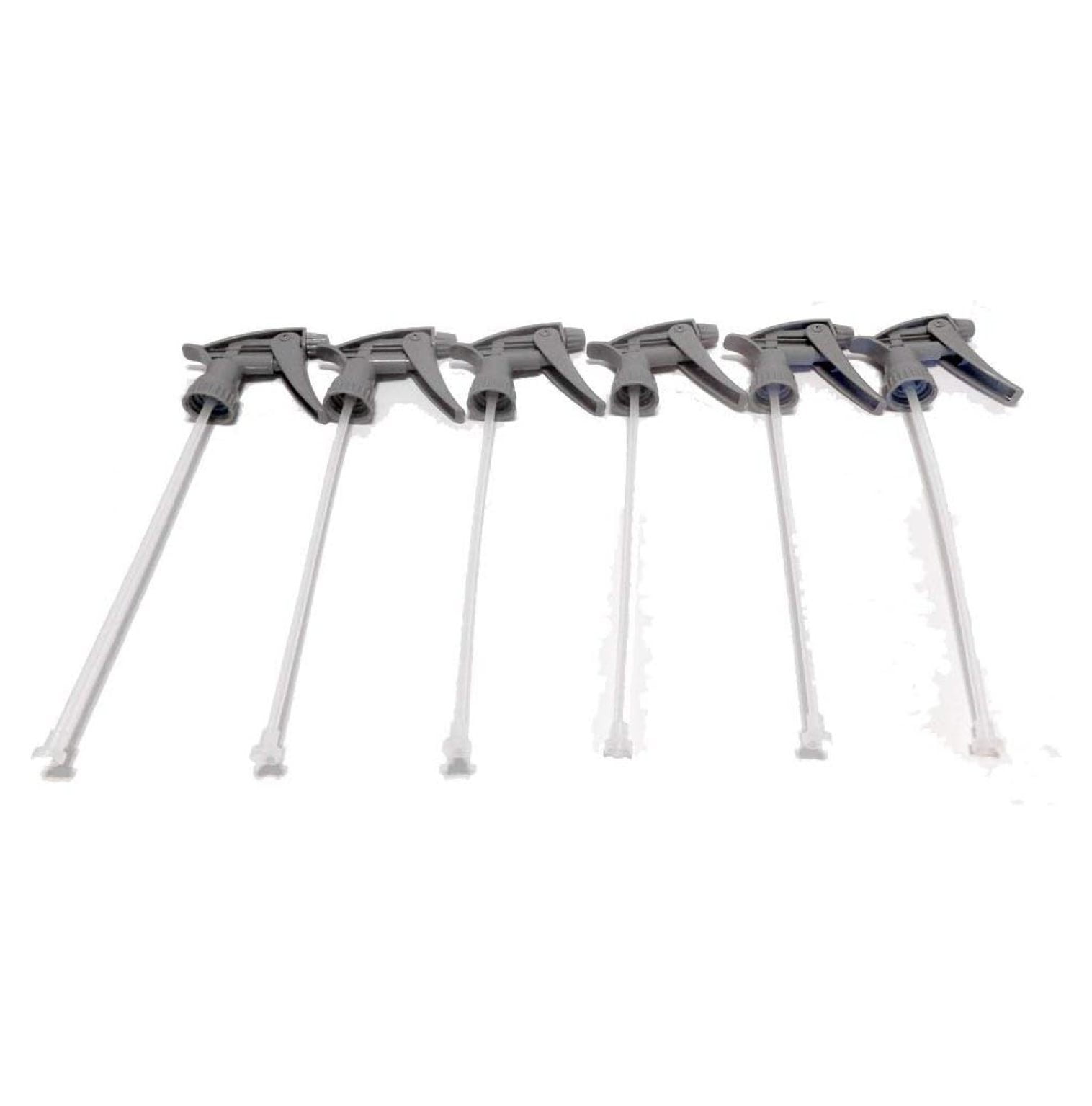 Lwory 28mm Gray Chemical Resistant Spray Head 9-1/4" Dip Tube (6-Pack ...