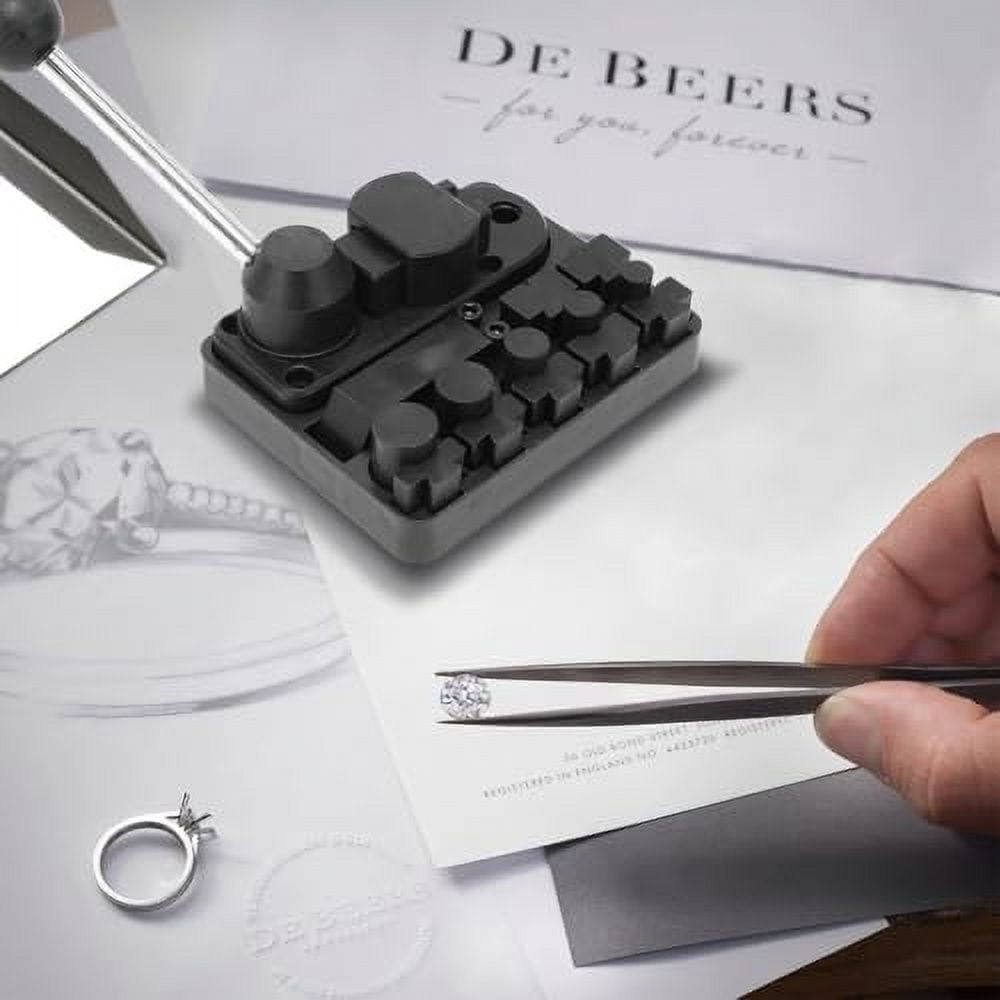 Lwuey Ring Bender Ring Bending Tool Set, Rings Benders with Nylon Dies ...