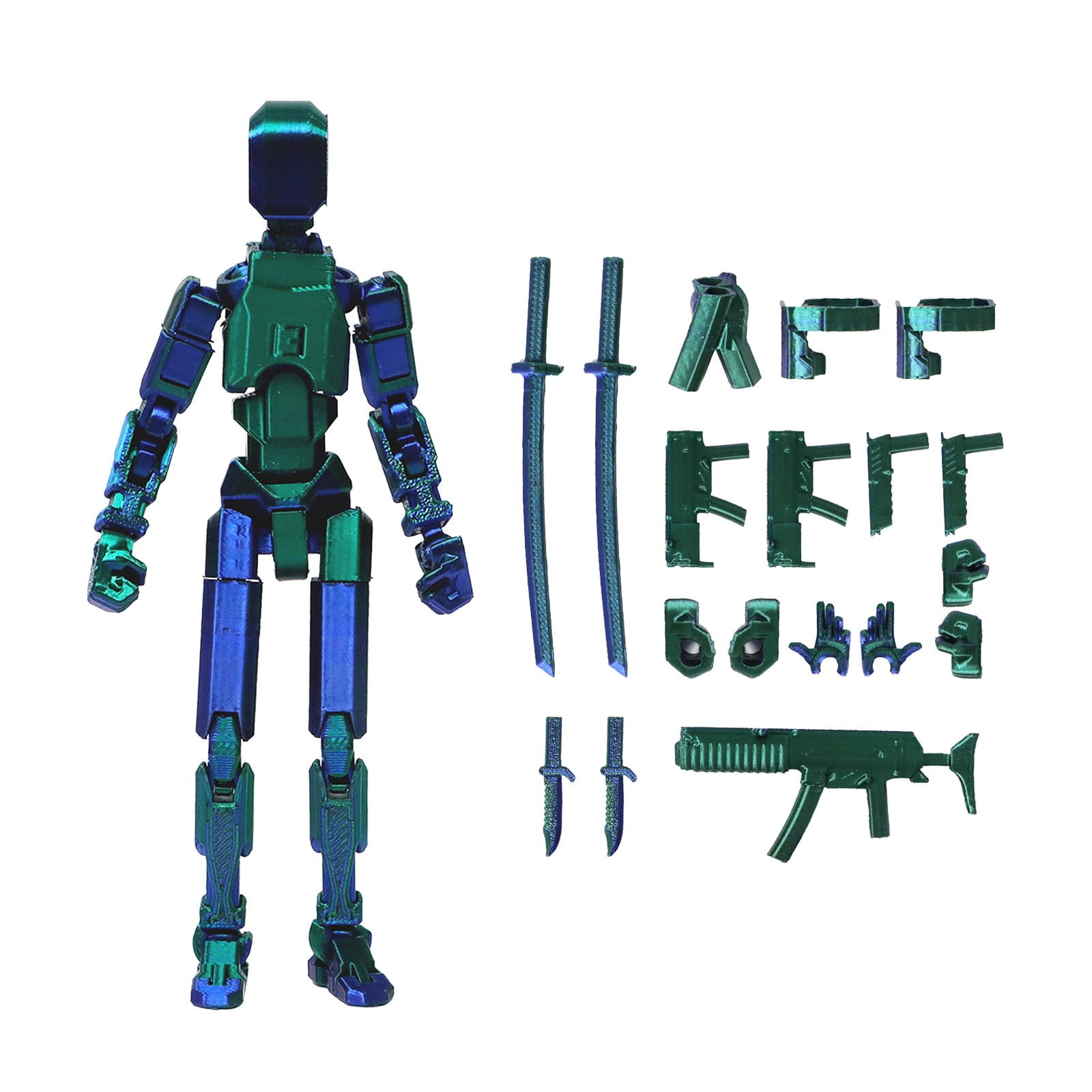 Lwzwm Titan 13 Action Figure, T13 Action Figure, 3D Printed Action ...