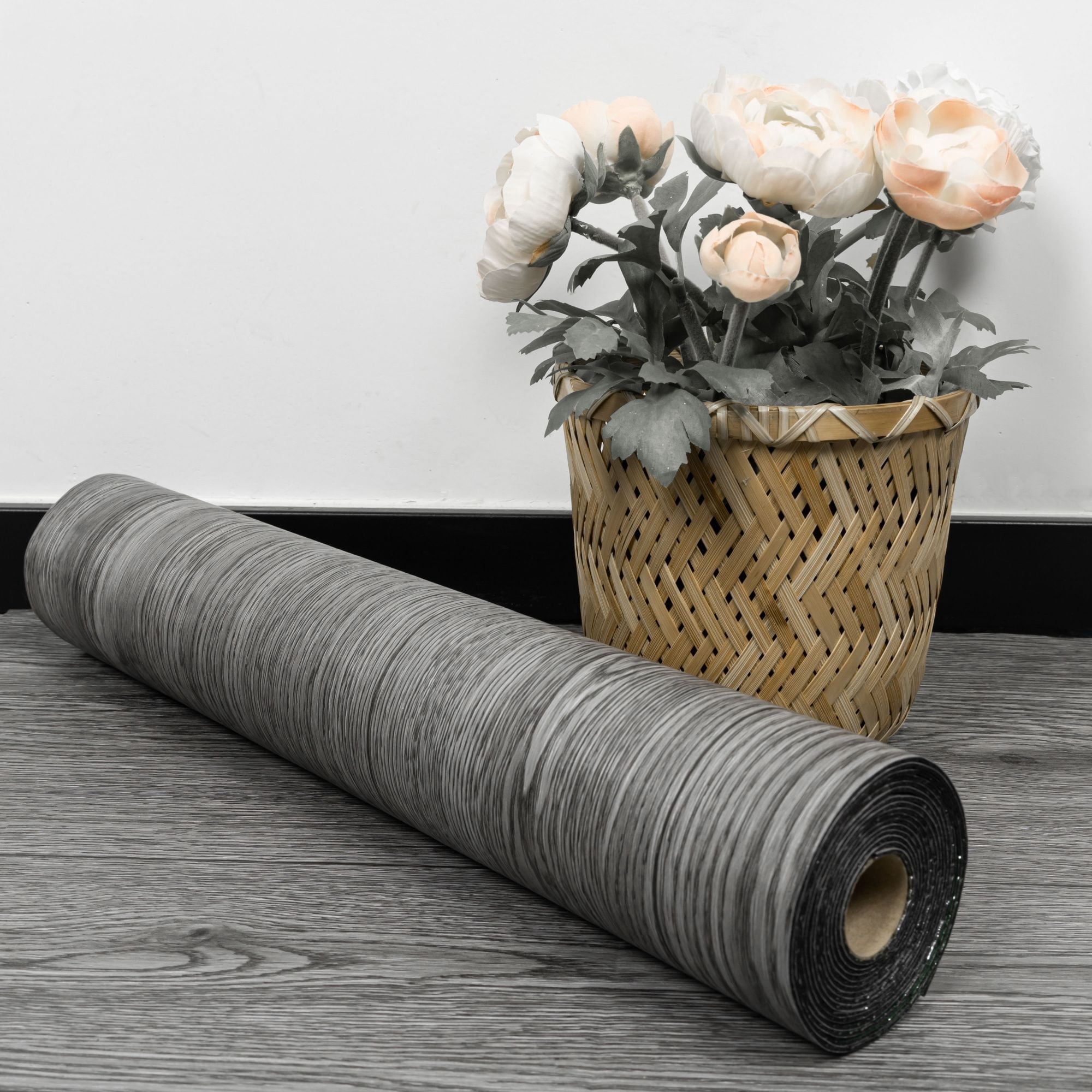 Lxcreat 23.6-in x 196.8-in Vinyl Flooring Peel and Stick Roll Vinyl ...