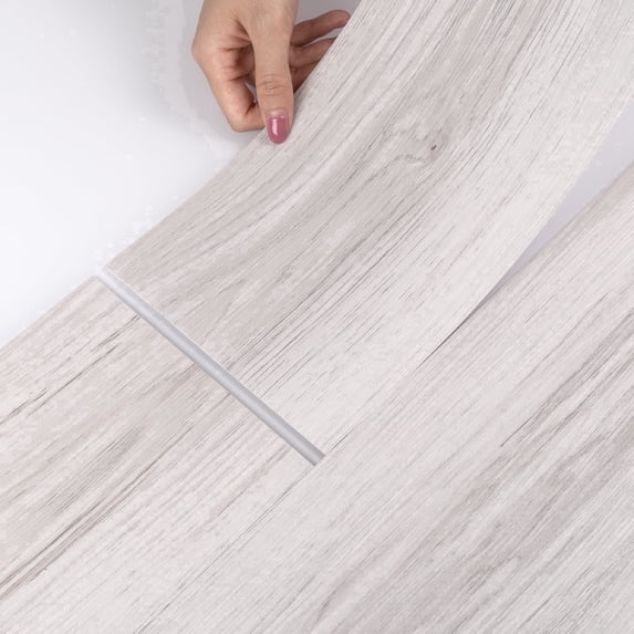 "Lxcreat Self-Adhesive Waterproof Vinyl Floor Tile 35"" x 6"" 10Pcs for ...