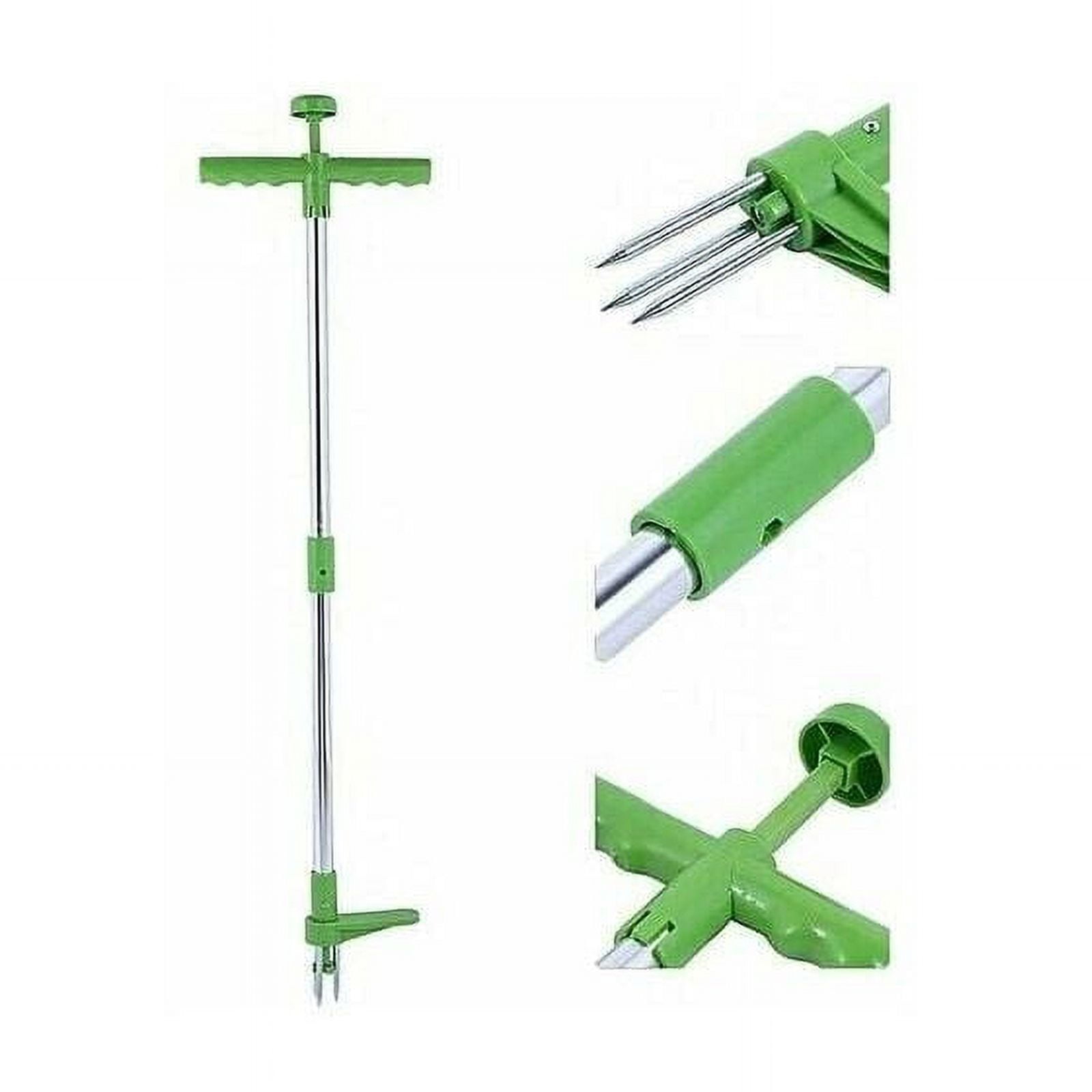 Lxiugva Weed puller and telescopic rotating vertical weeder root ...