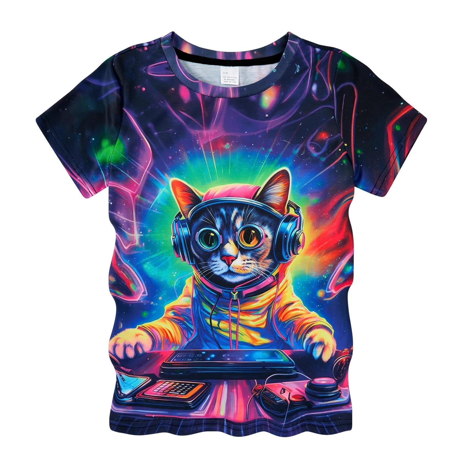 LxrBlank Boys T Shirts Casual Short Sleeve Crew Neck Graphic Print ...
