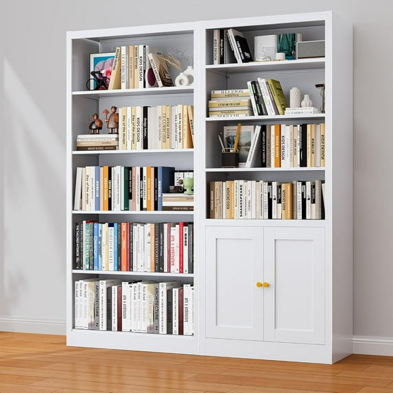 LyAosdFu Bookshelves and Bookcases, 5 Shelf Bookcase for Home Office ...