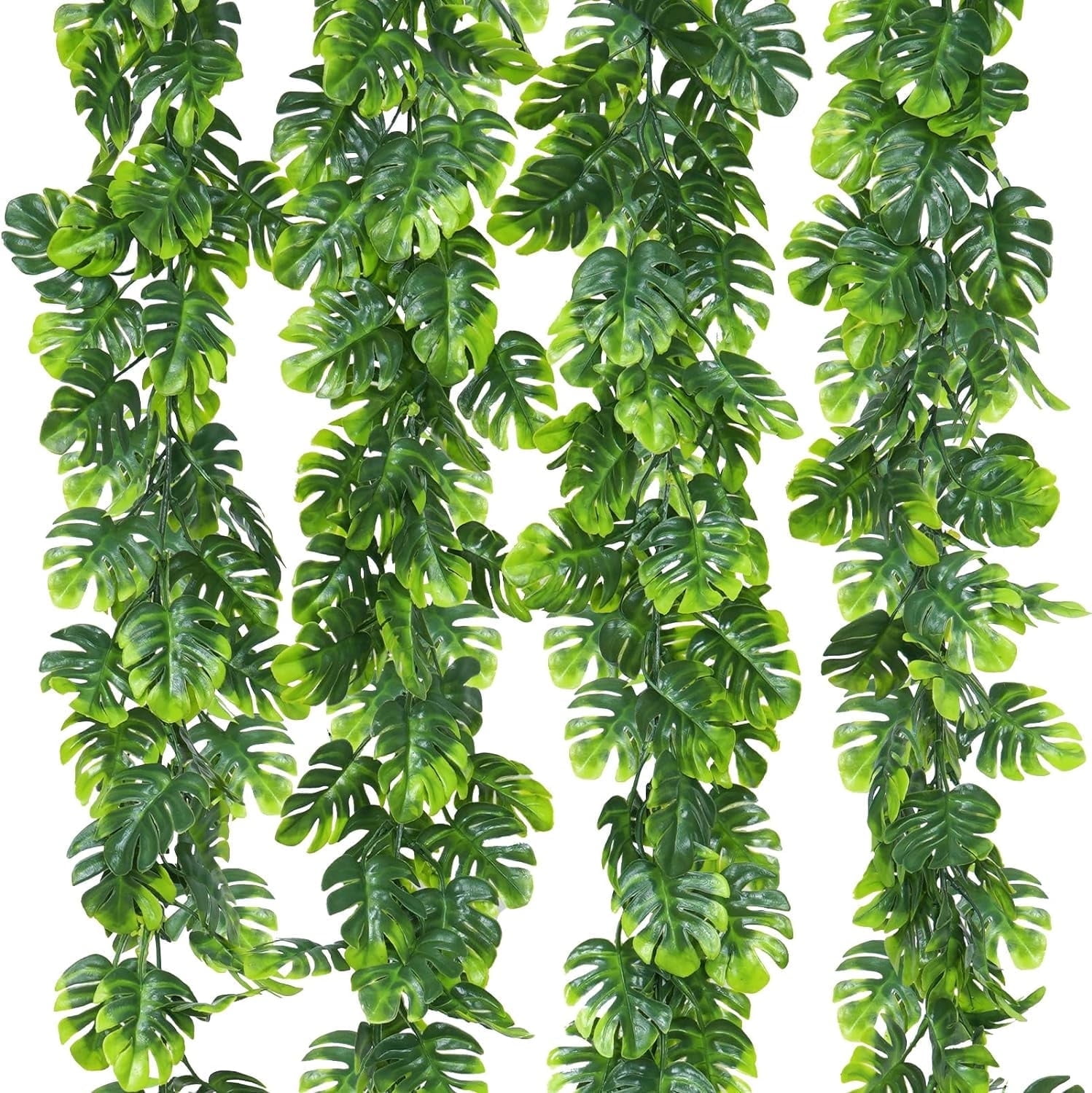 Lyacmy 4 Packs Easter Decoration Artificial Tropical Garland Fake Vines ...